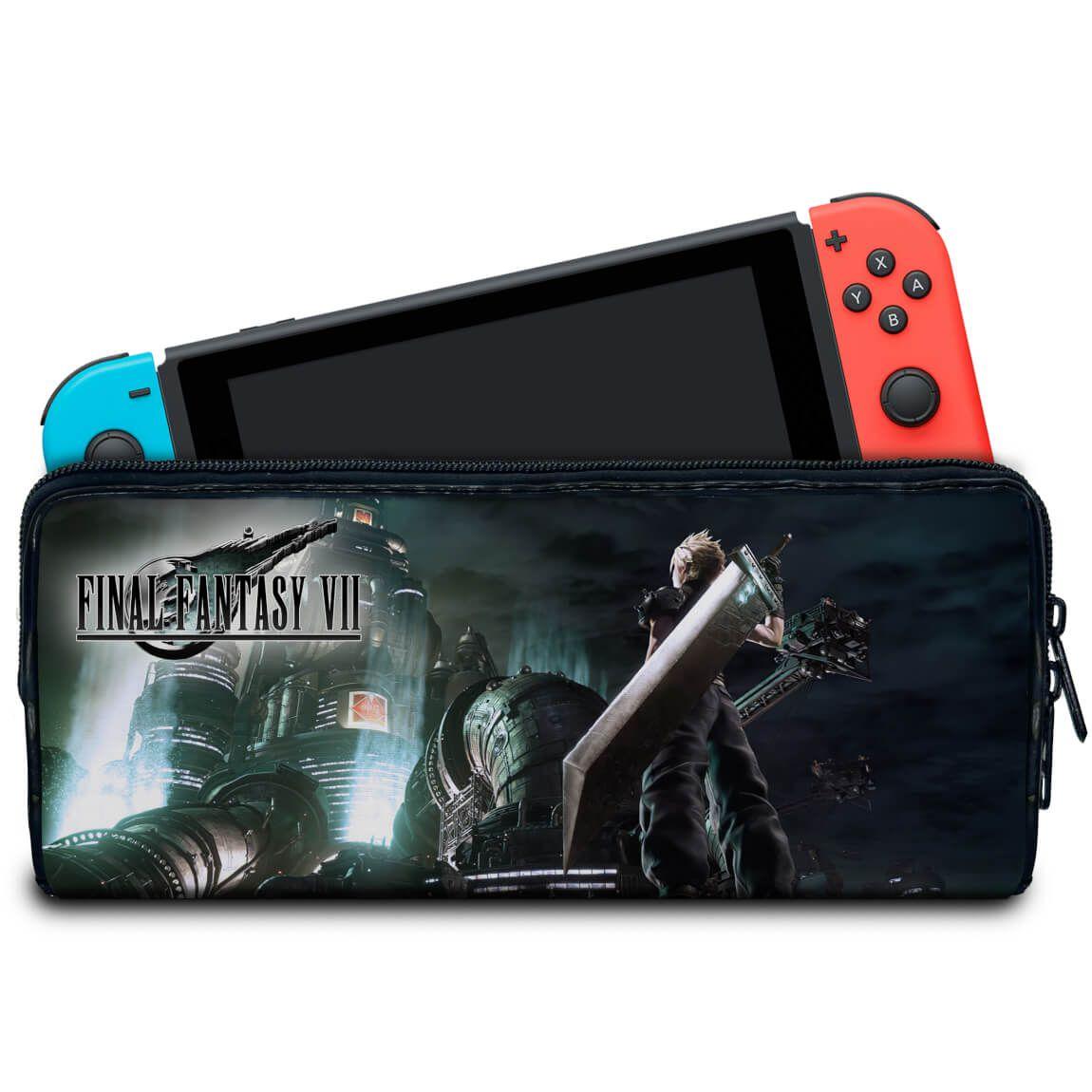 Case Para Nintendo Switch Bolsa Estojo Final Fantasy Vii Remake