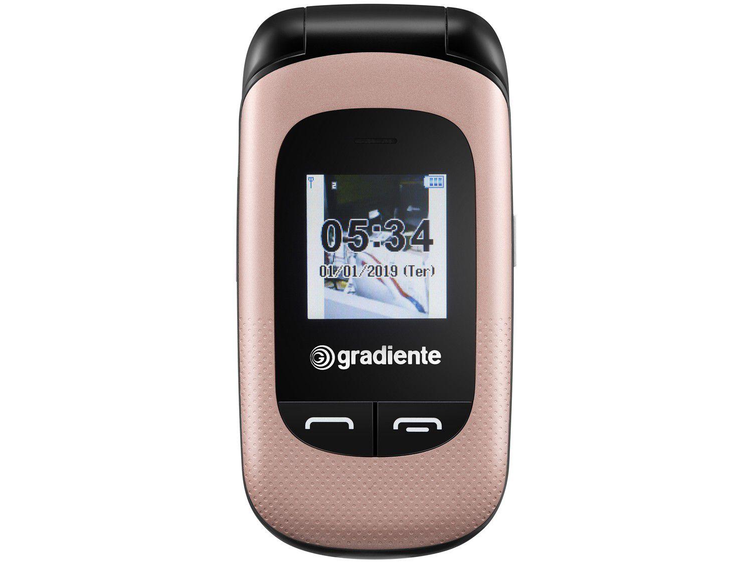 Celular Gradiente Neo S 105R Flip Dual Chip 32MB