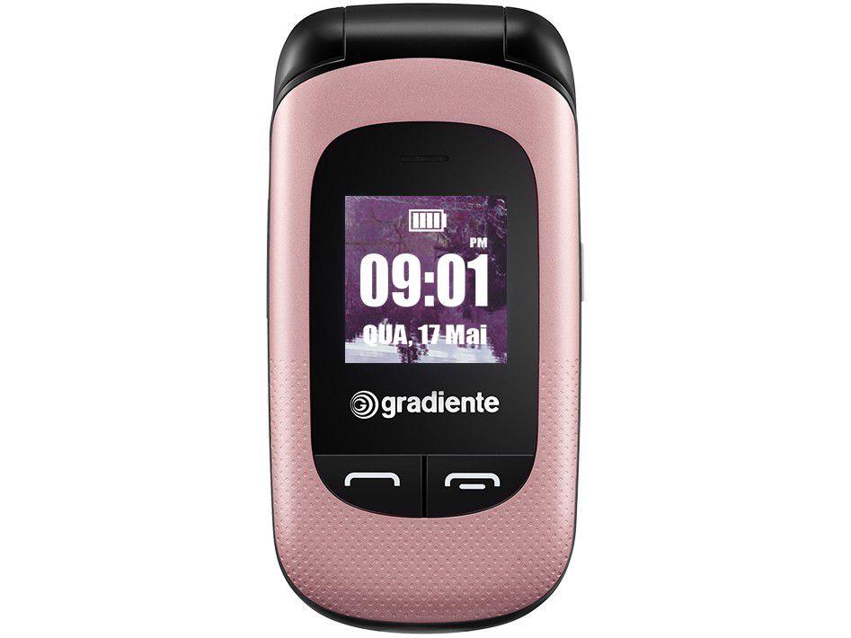 Celular Gradiente Neo S 105R Flip Dual Chip 32MB