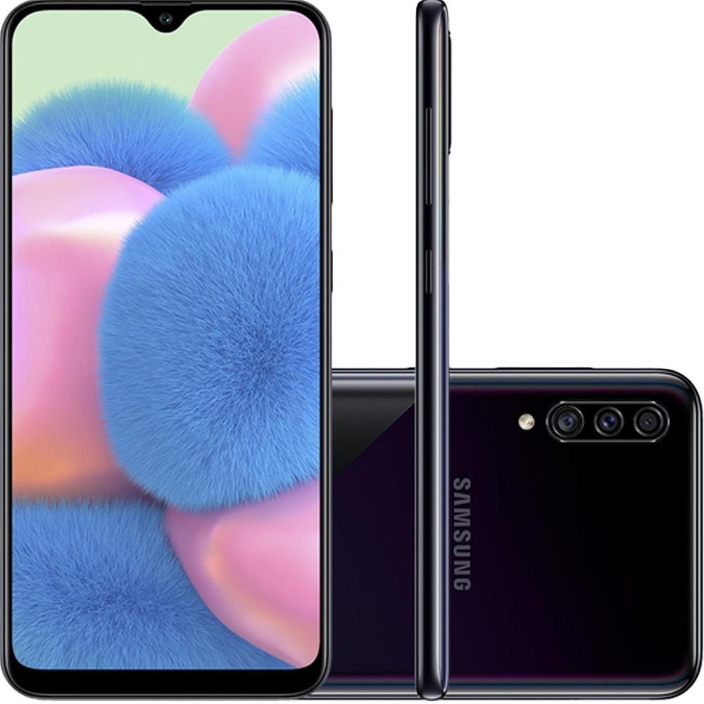Celular Samsung Galaxy A30s Preto 64GB Câmera Tripla 25MP + 8MP + 5MP ...