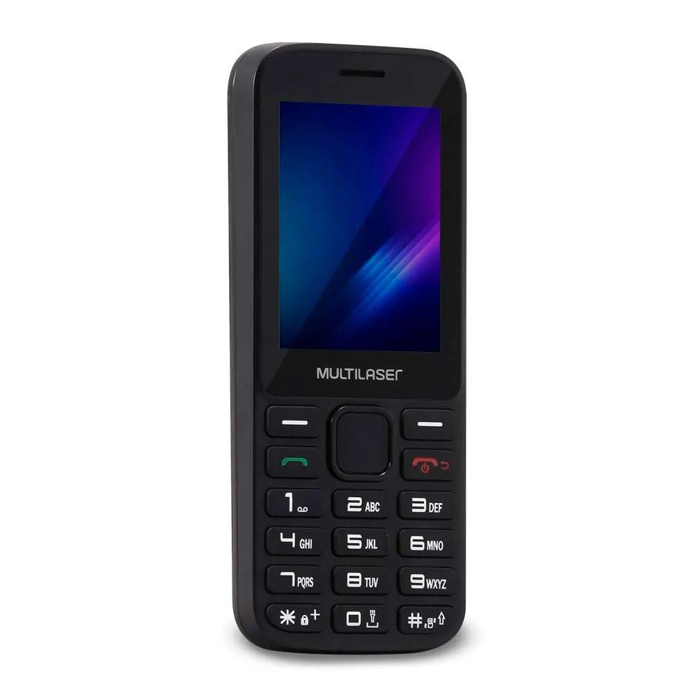 Celular Telefone Idoso Multilaser Preto Zapp 3g Tela 2,4 - Celular ...