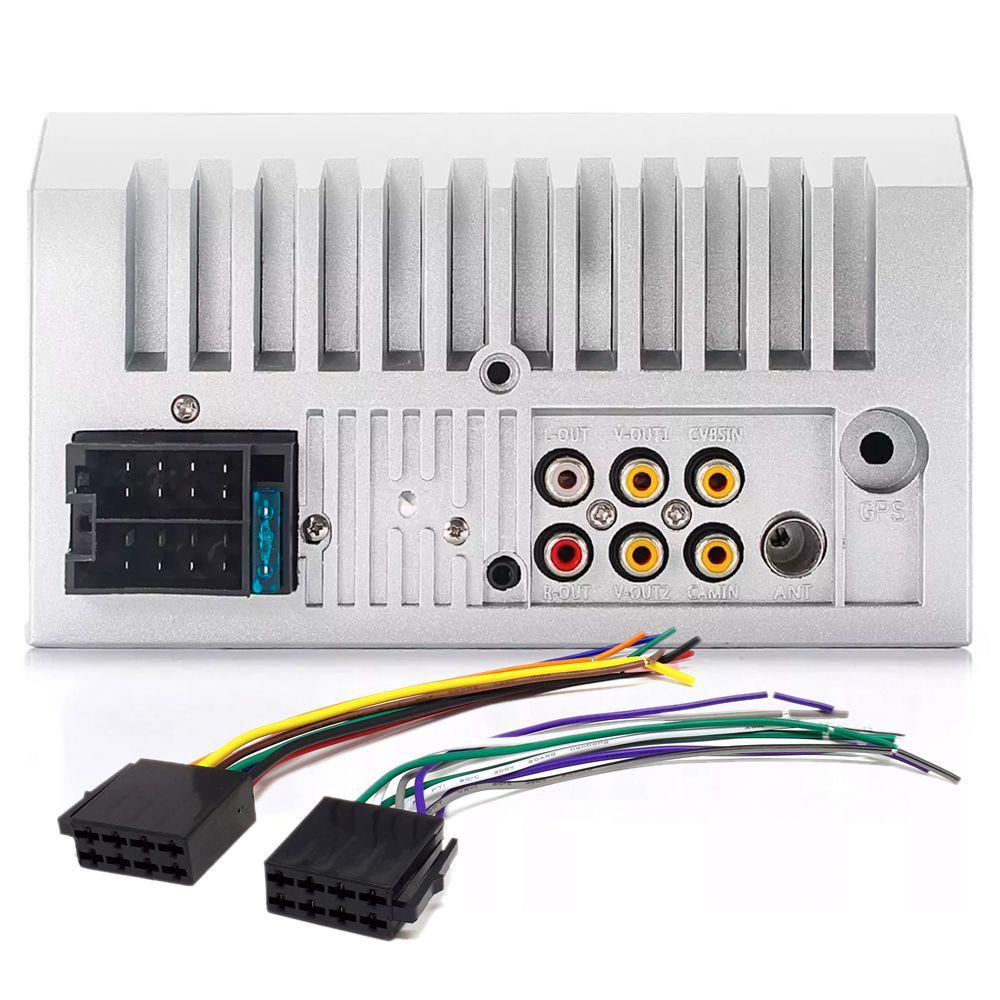 Central Multimídia HD Touch MP5 Universal Touch 2 Din 7 Polegadas Usb Bluetooth Ford New Fiesta ...