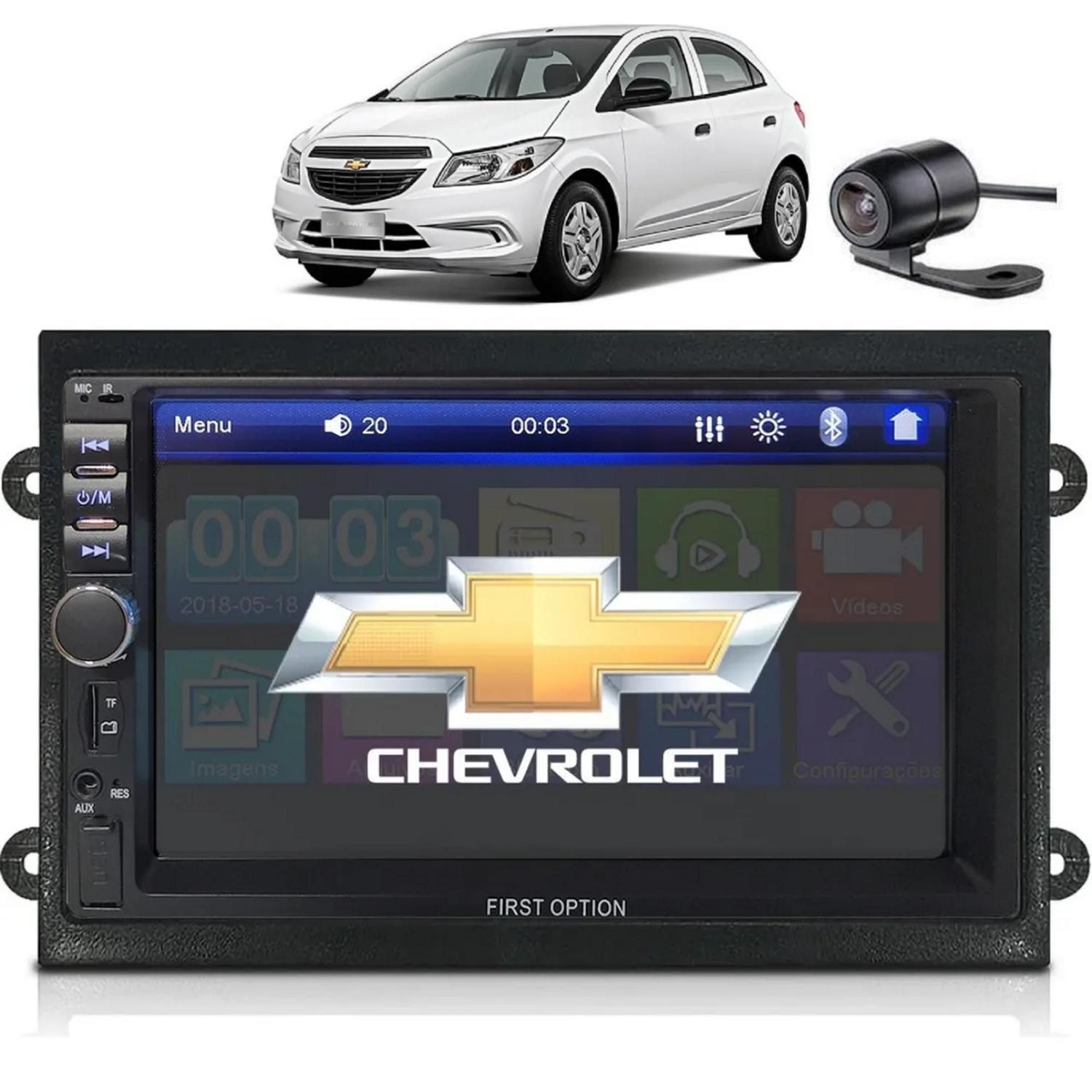 Central Multimidia Onix 2013 2014 2015 2016 2017 2018 2019 Mp5 Bt Moldura Câmera - First Option ...