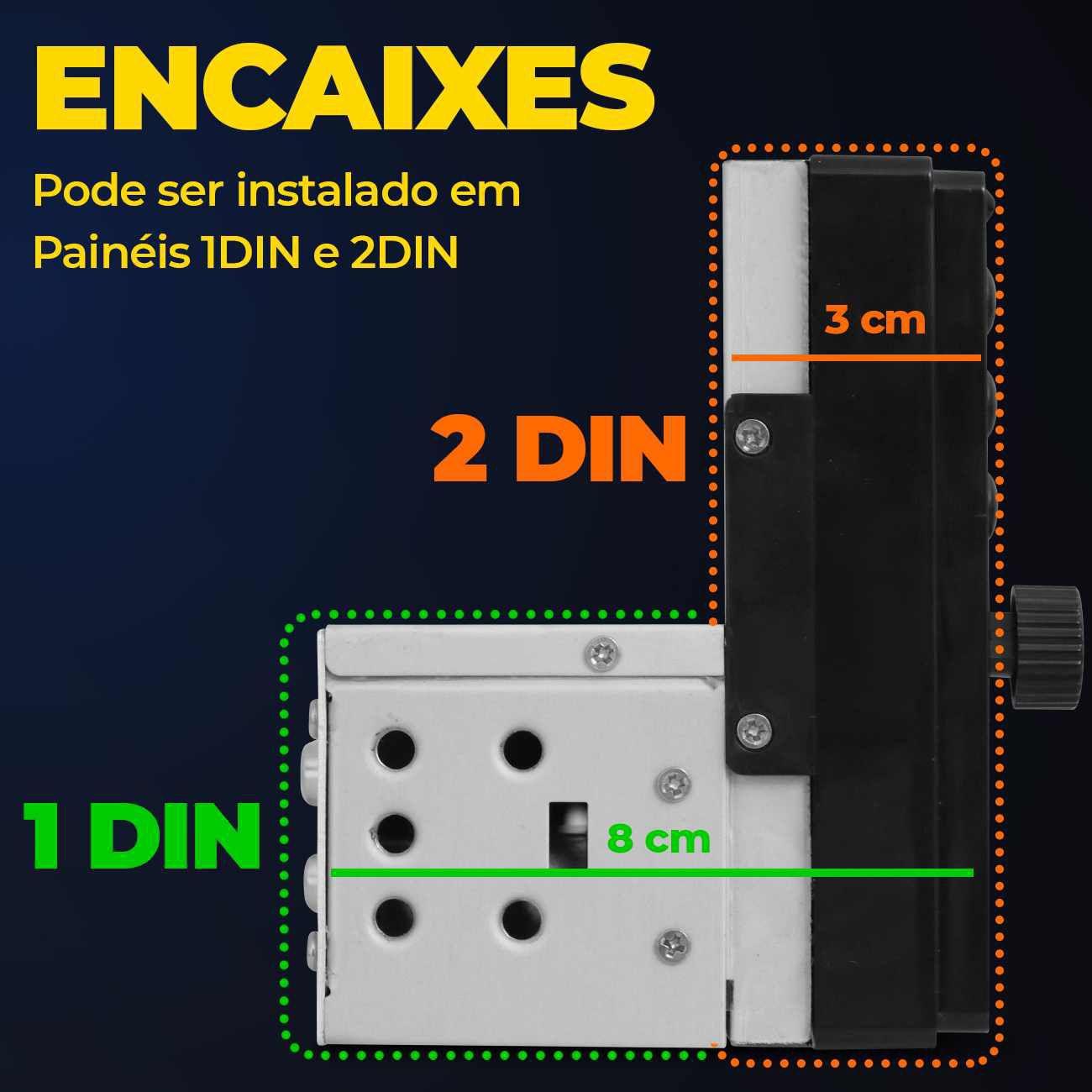 Central Multimídia Shutt Chicago MP5 Espelha + Controle + Moldura Cobalt Prisma Onix Spin ...