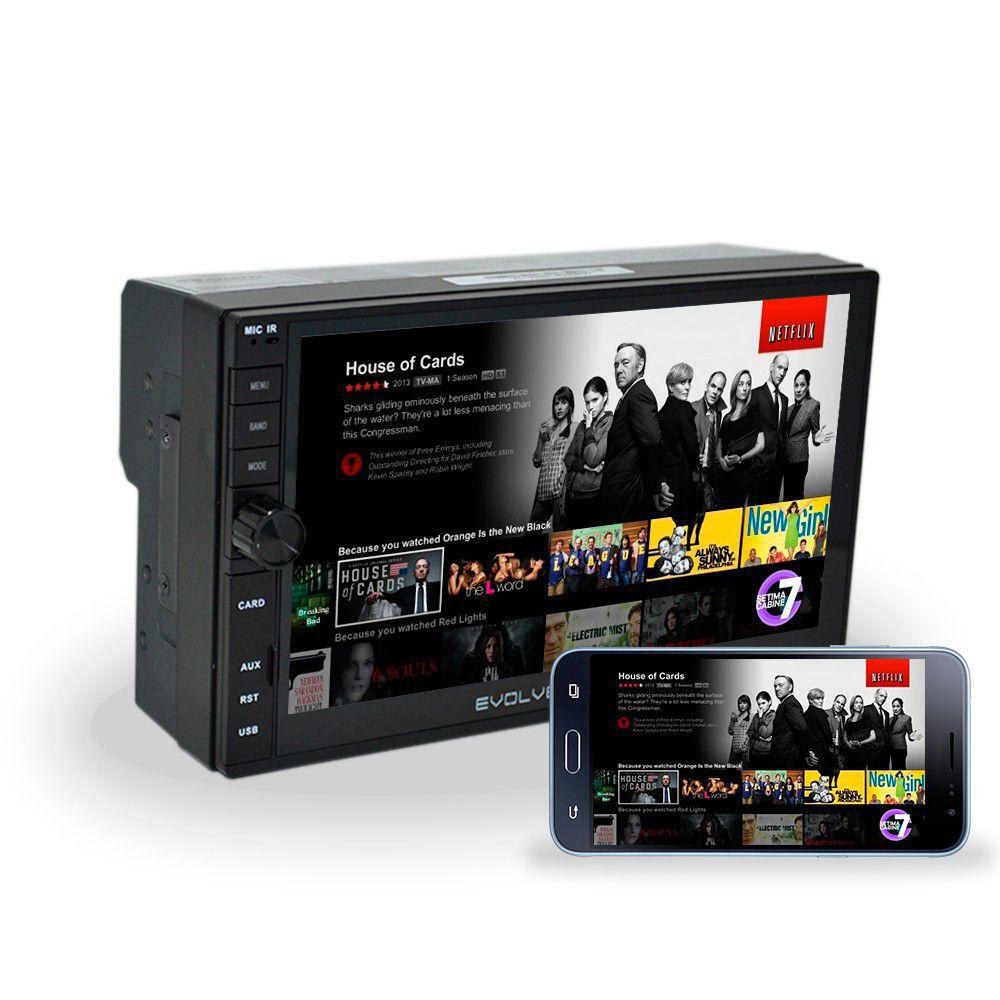 Central Multimídia Volkswagen Voyage G5 2008 a 2012 7 Polegadas Sistema Android Play Store BT ...