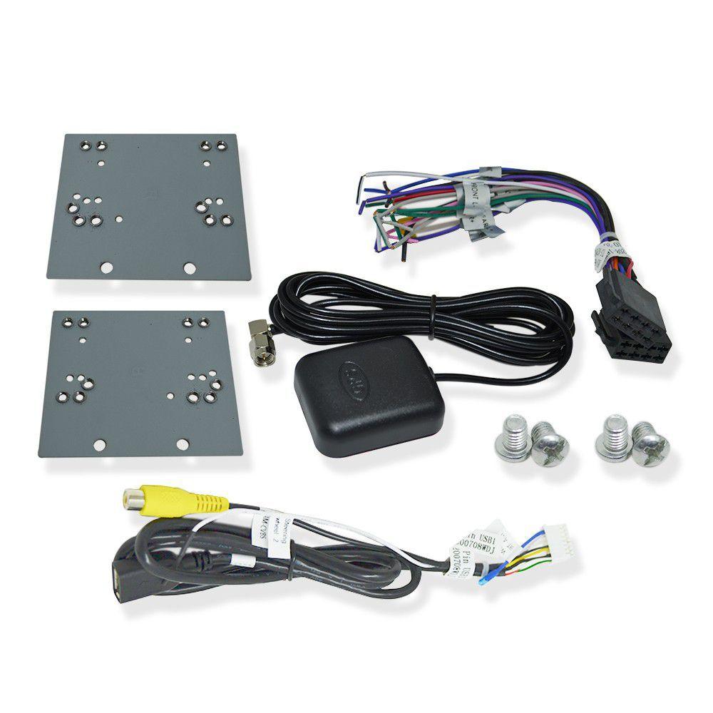 Central Multimídia Volkswagen Voyage G5 2008 a 2012 7 Polegadas Sistema Android Play Store BT ...