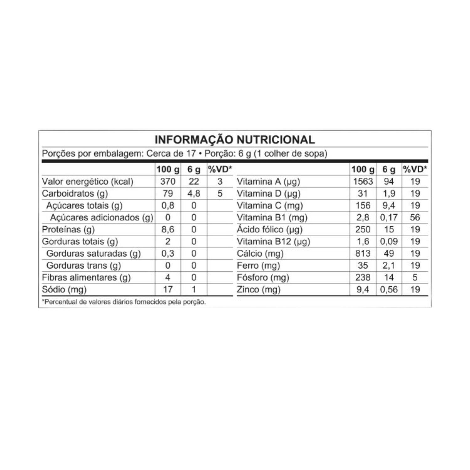 Rotulo Nutricional De Cereais Infantis Cereais Infantil Nestlé