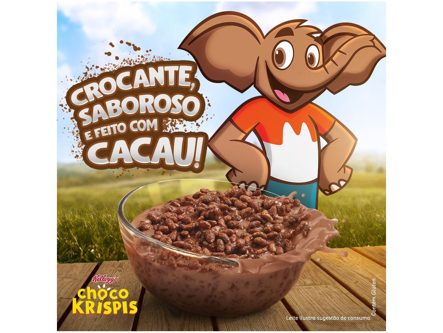 Cereal Matinal Infantil Chocolate Kelloggs Choco Krispis 200g