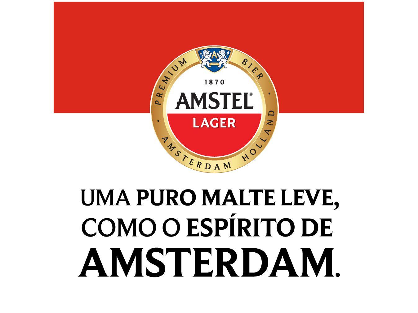 Cerveja Amstel Lager Puro Malte 12 Unidades Lata 350ml
