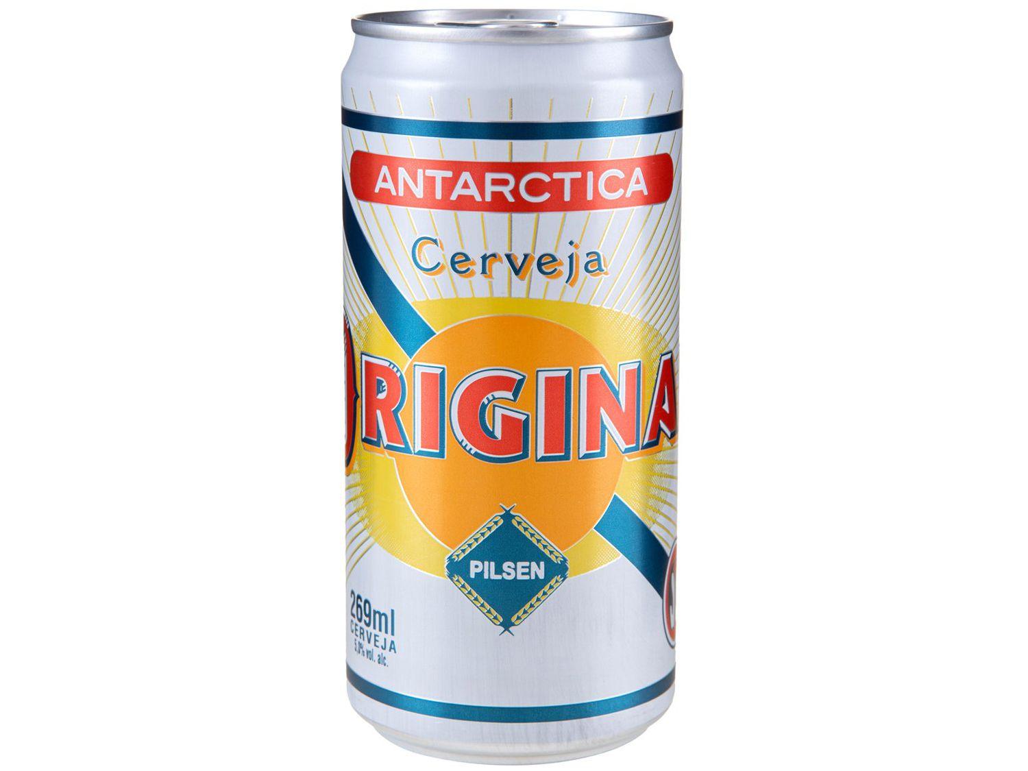 Cerveja Antarctica Original Pilsen 8 Unidades Lata 269ml