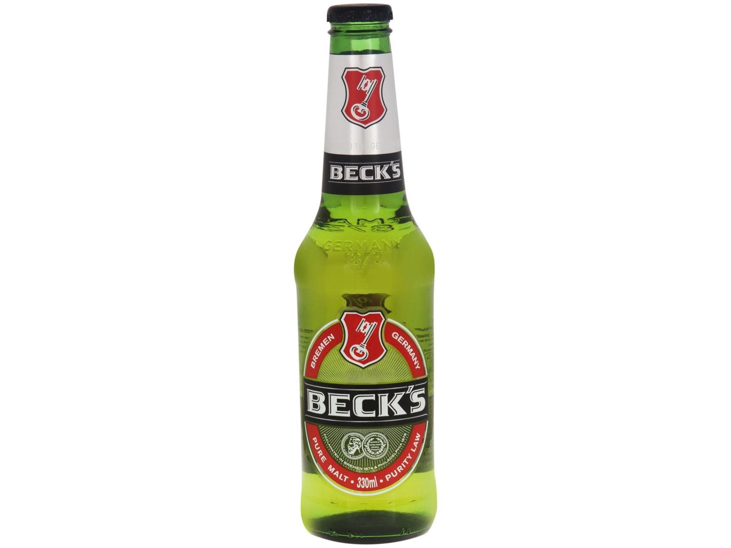 Cerveja Becks Bremen Germany Puro Malte 6 Unidades Long Neck 330ml