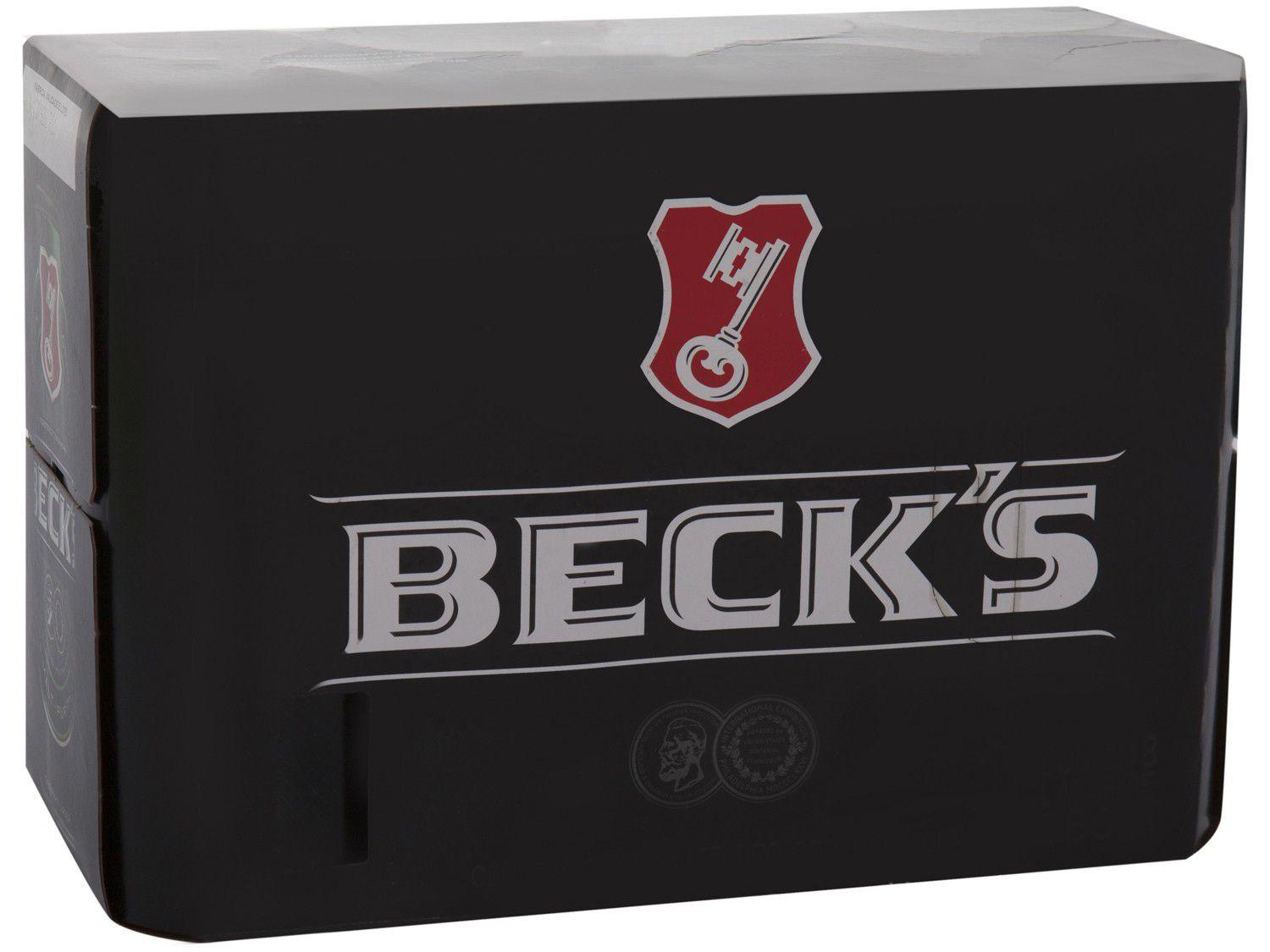 Cerveja Becks Puro Malte Lager Lata 350ml 8 Unidades