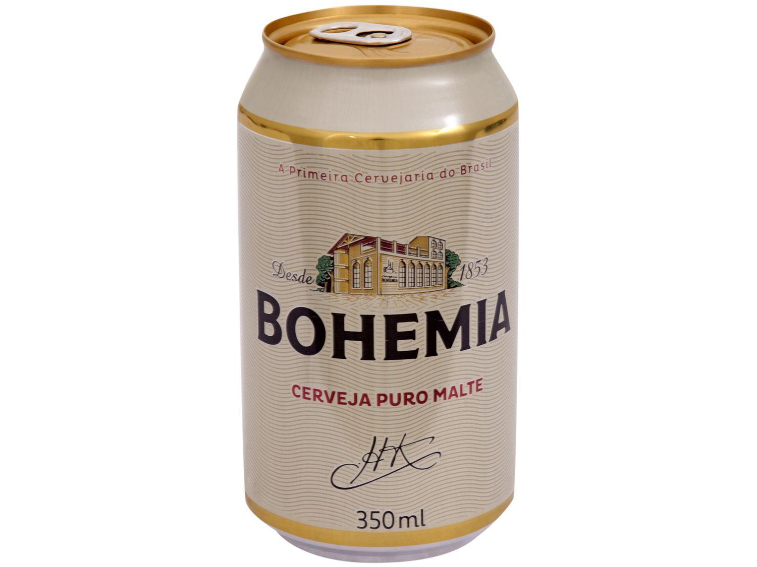 Cerveja Bohemia Puro Malte Lager 350ml - 12 Unidades - Cerveja ...