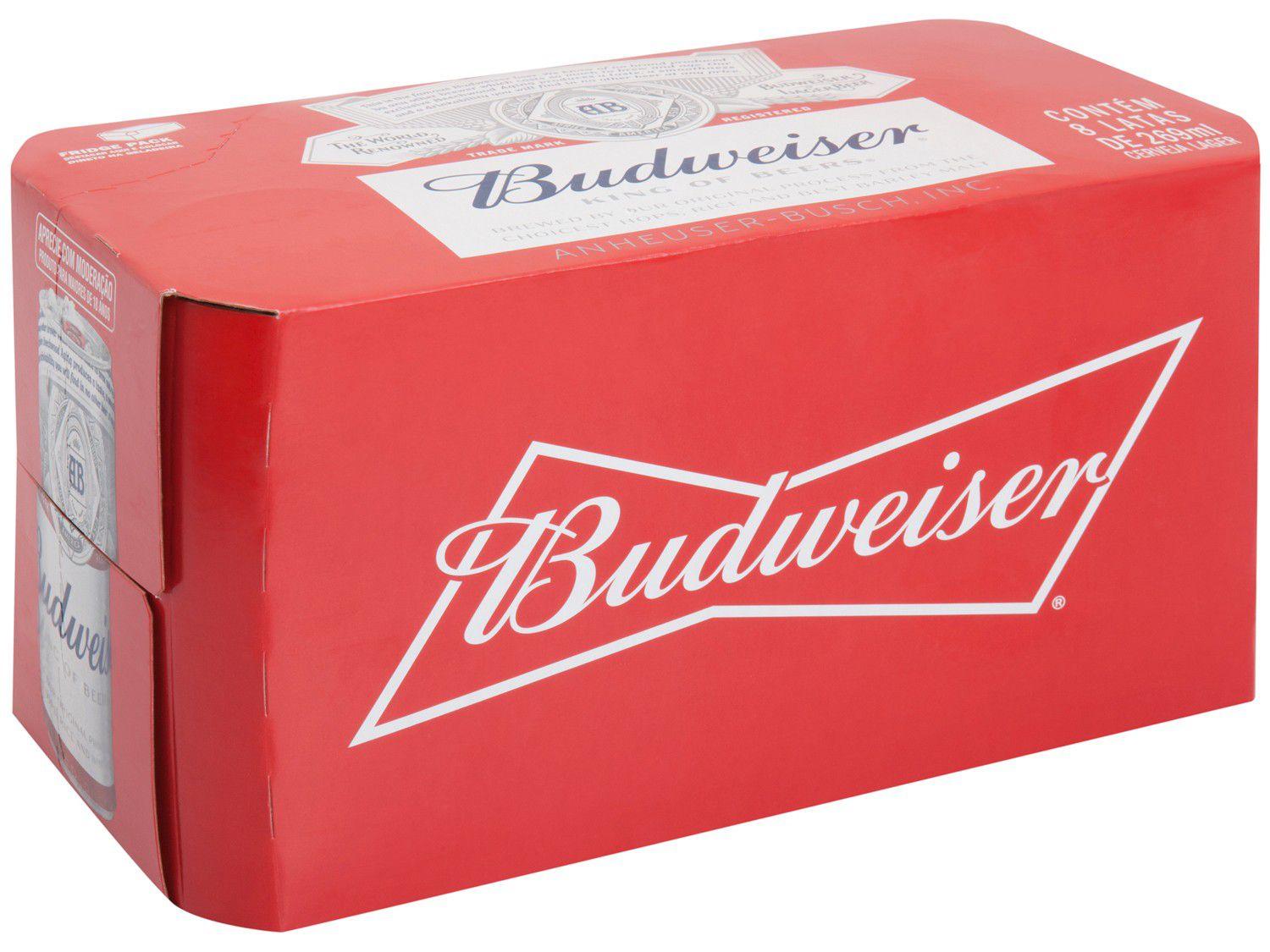 Cerveja Budweiser 269ml - 8 Unidades - Cerveja - Magazine Luiza
