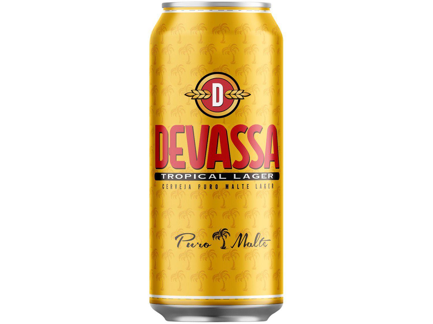 Cerveja Devassa Tropical Lager 12 Unidades - 473ml - Cerveja - Magazine ...