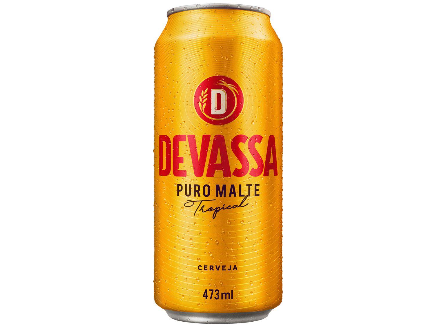 Cerveja Devassa Tropical Lager Puro Malte Standard - American Lager 12 ...