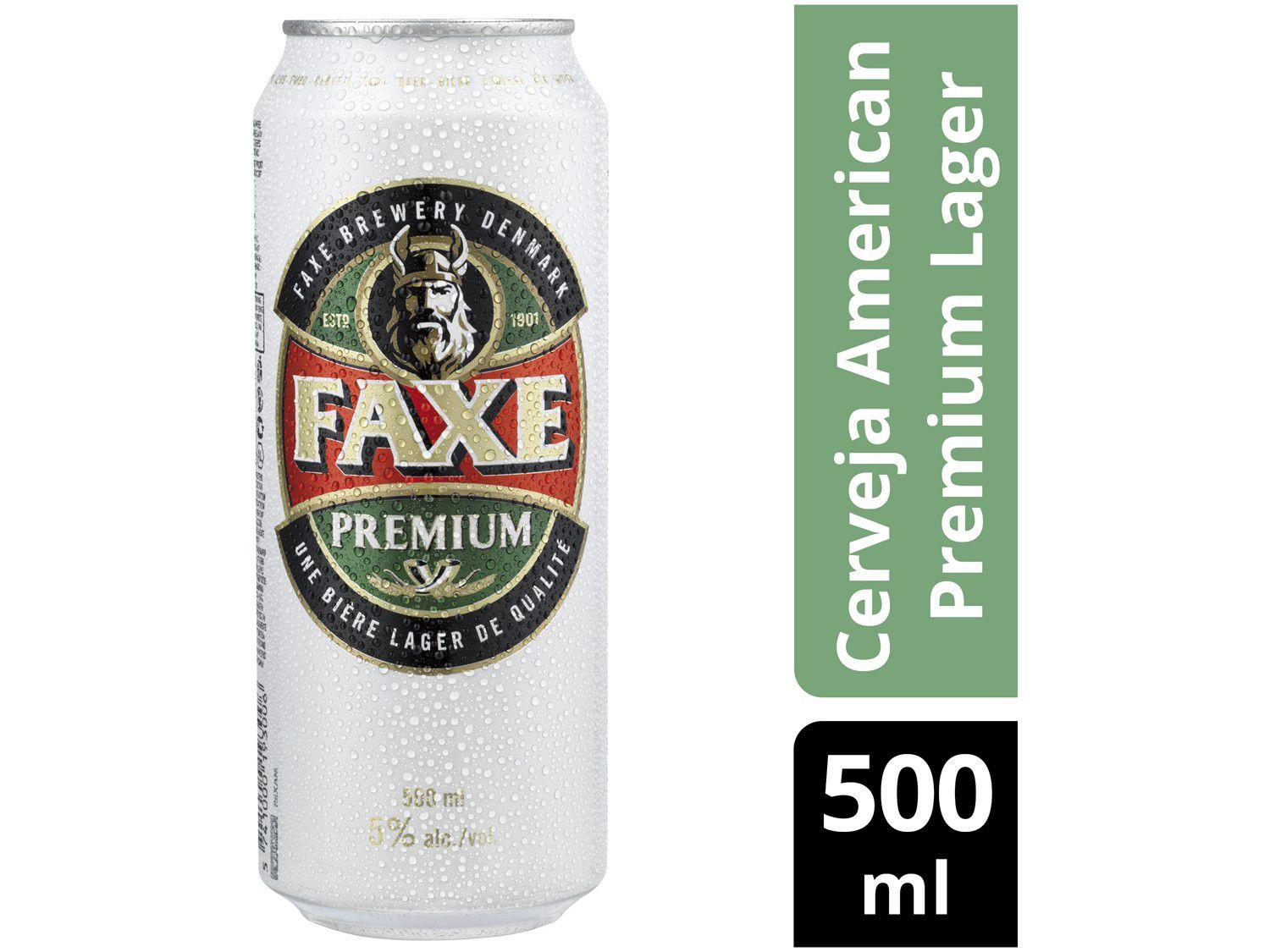 Cerveja Faxe Premium Lager 500ml