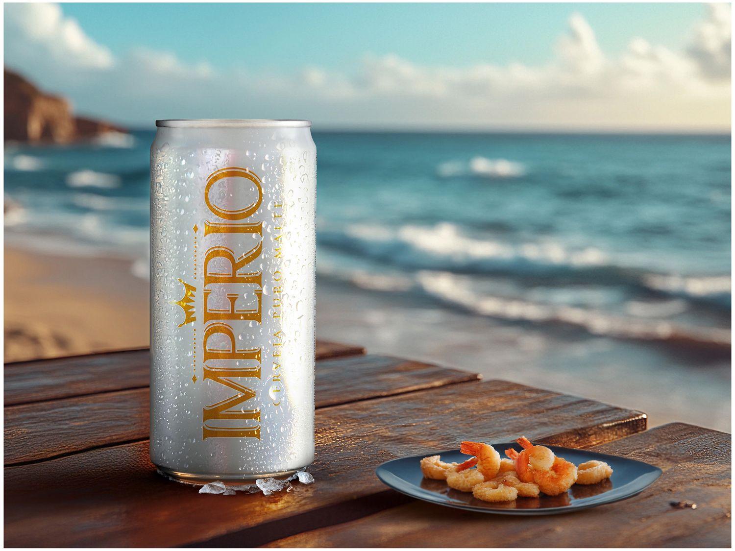 Cerveja Imperio Puro Malte Lata 269ml