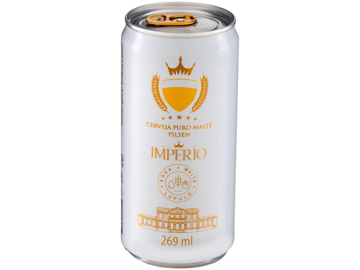 Cerveja Imperio Puro Malte Lata 269ml