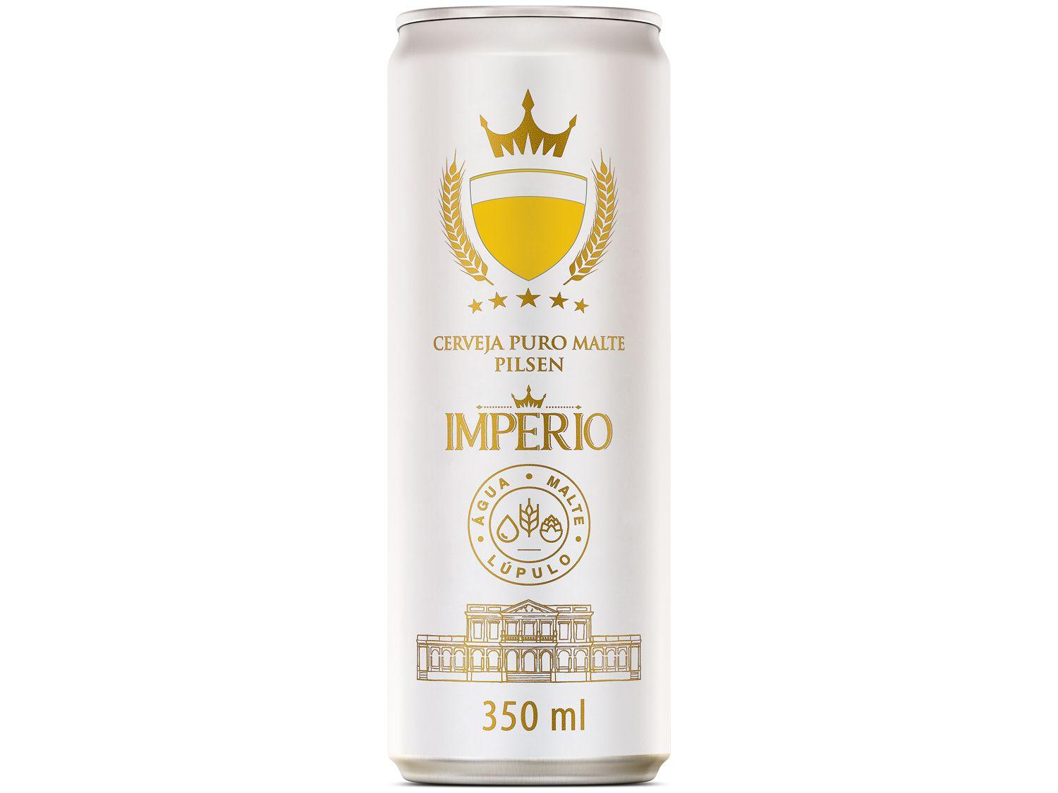 Cerveja Imperio Puro Malte Lata 350ml