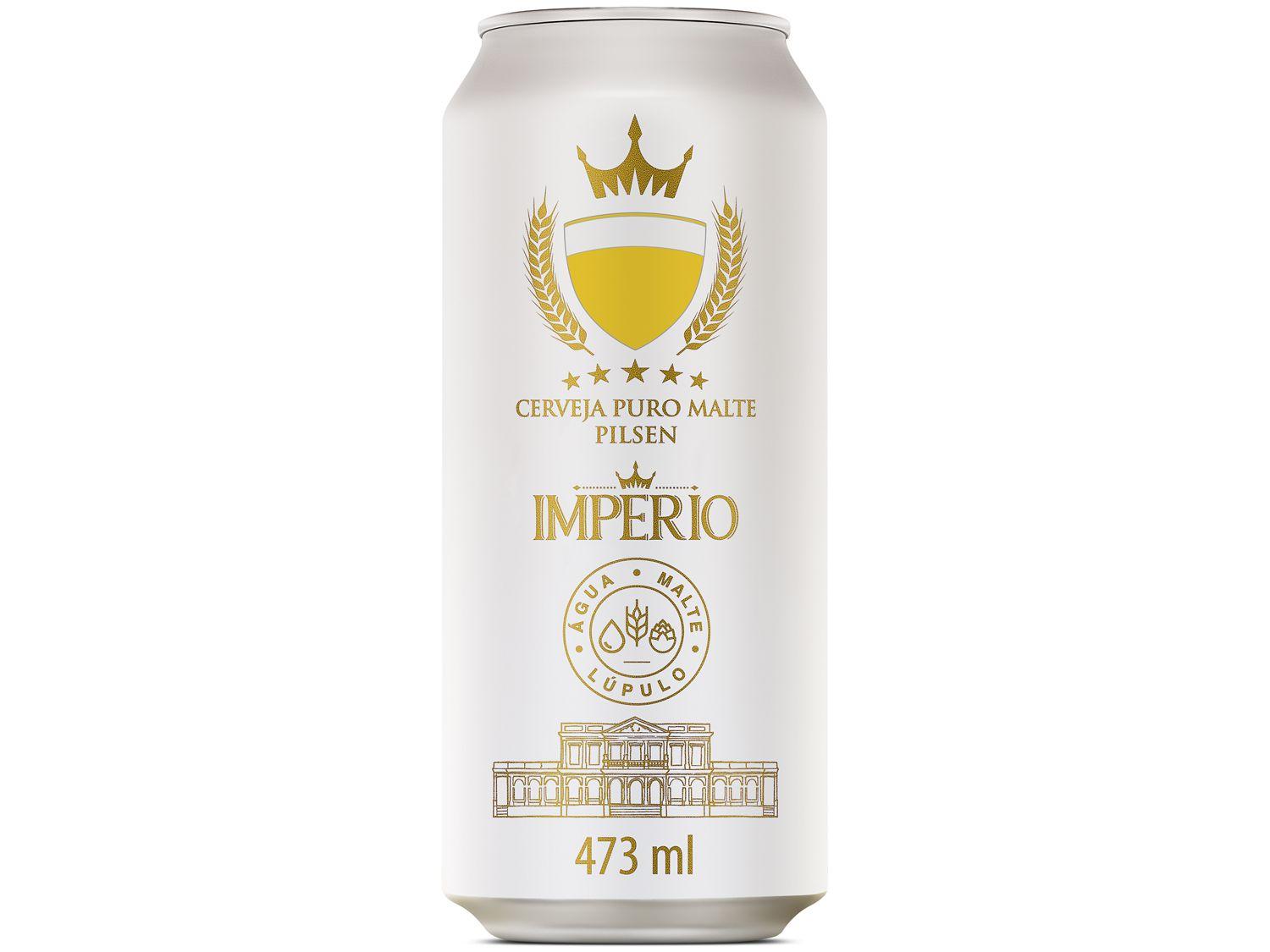 Cerveja Imperio Puro Malte Lata 473ml