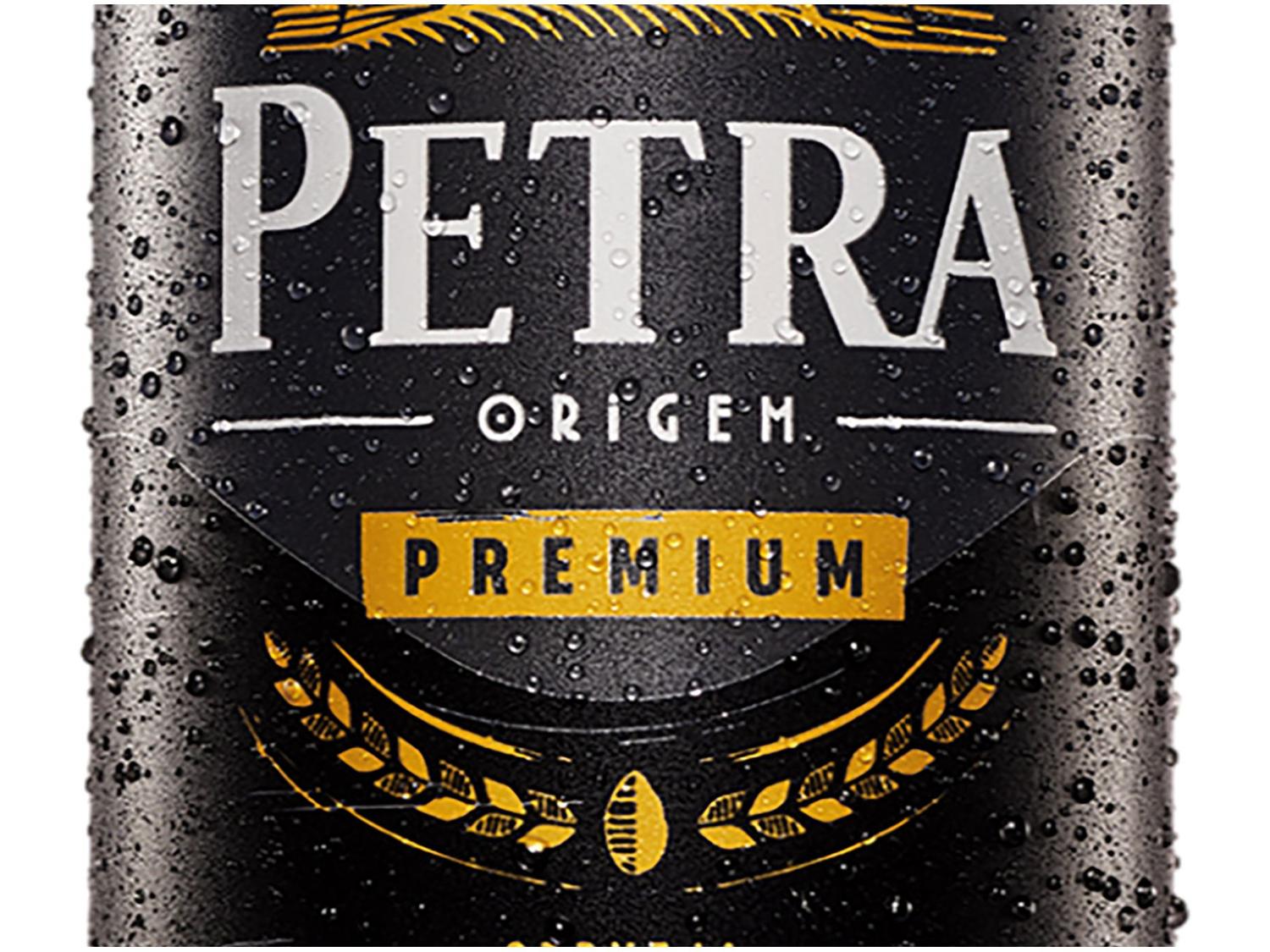 Cerveja Petra Escura Premium 12 Unidades Lata 350ml