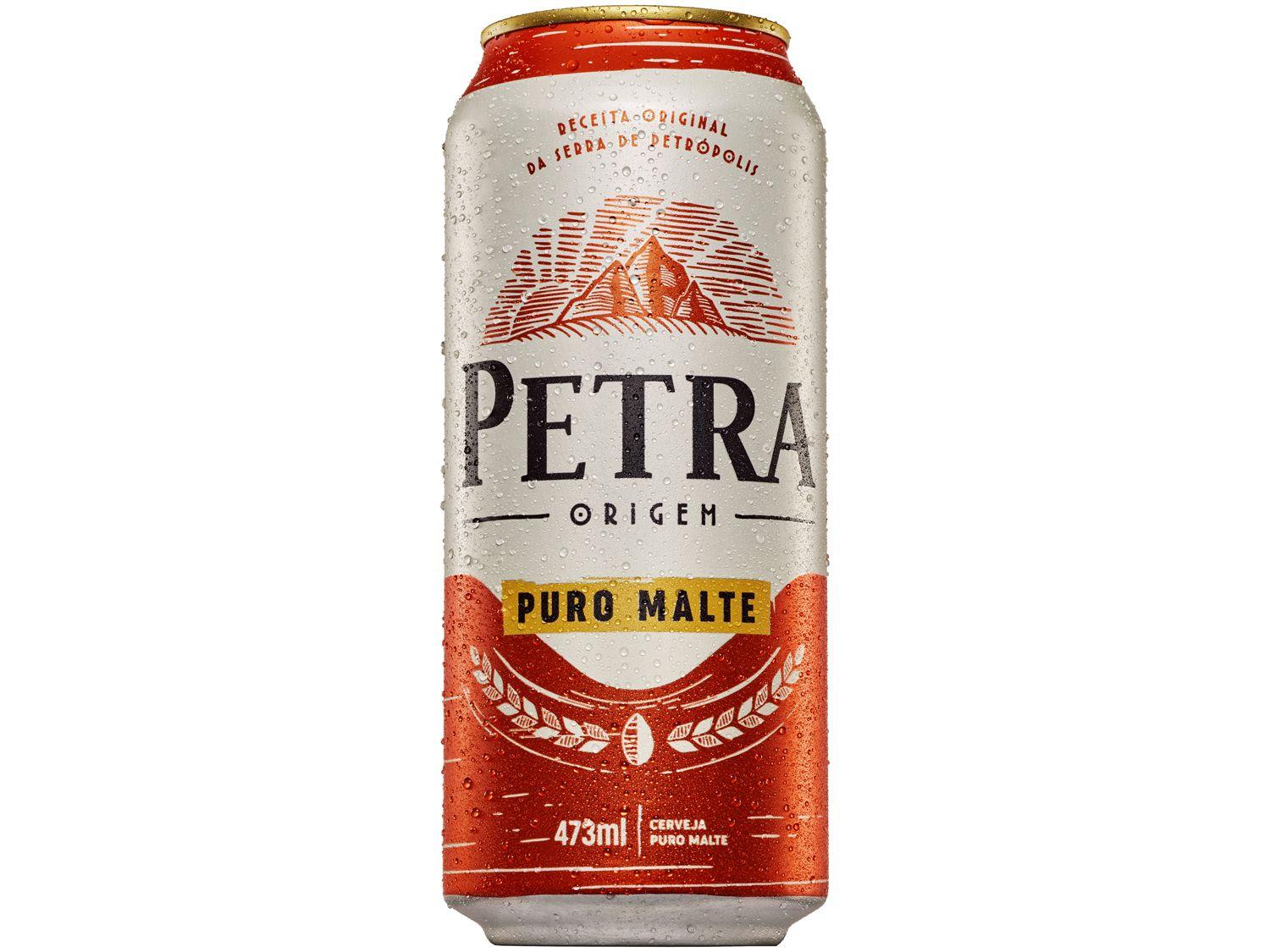 Cerveja Petra Origem Puro Malte 12 Unidades Lata 473ml