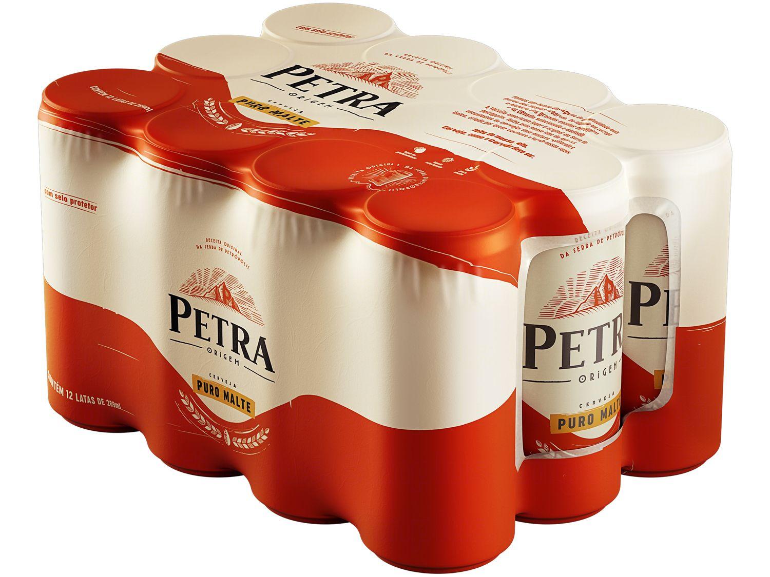 Cerveja Petra Puro Malte Puro Malte 12 Unidades Lata 269ml