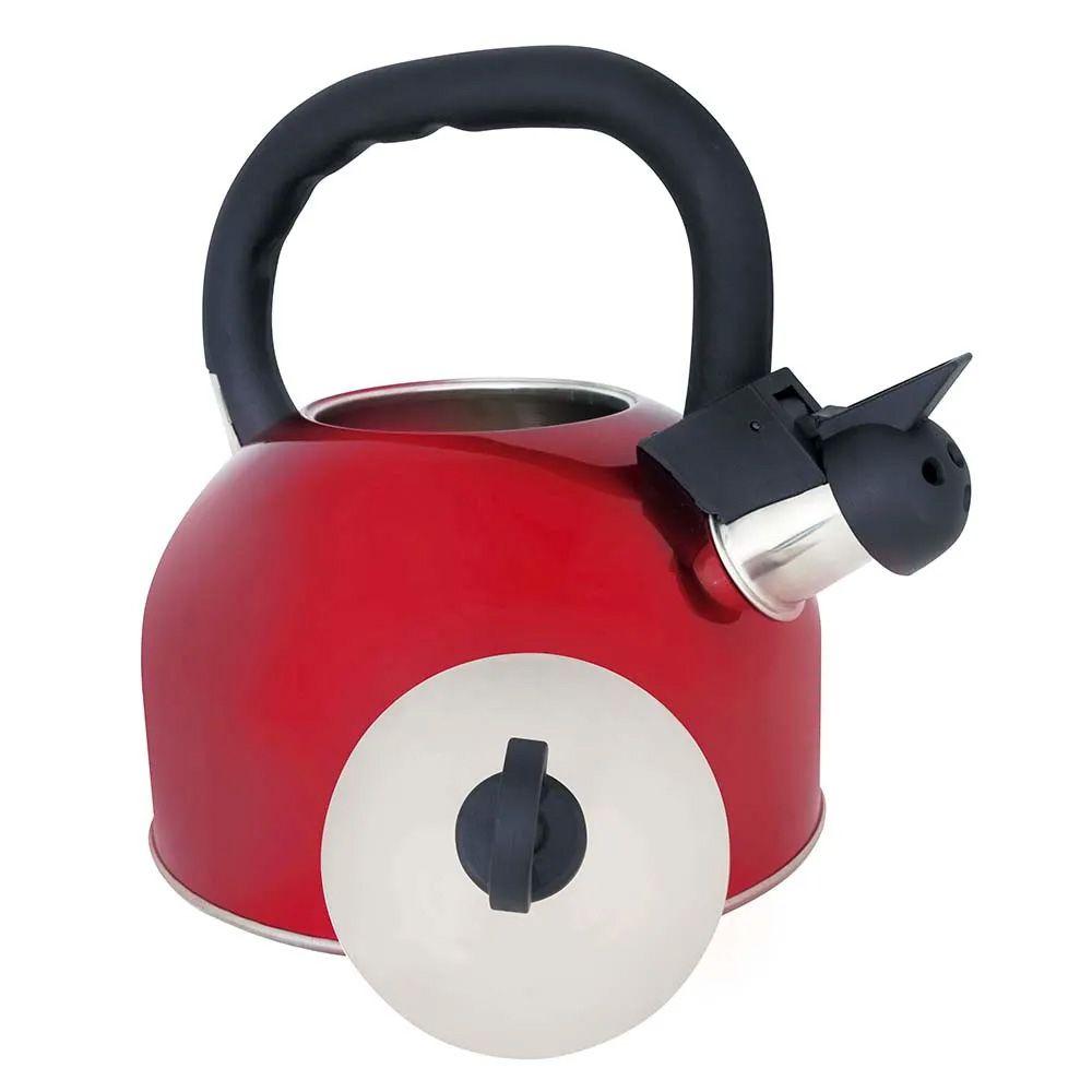 Chaleira aco inox 2,5l mattina vermelha - MOR - Chaleiras - Magazine Luiza