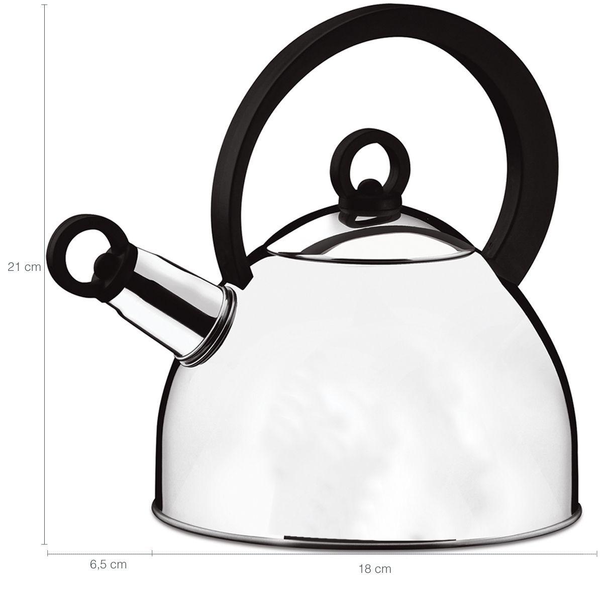 Chaleira Inox 2 Litros Chaleira Com Apito Brinox Verona Casa ...