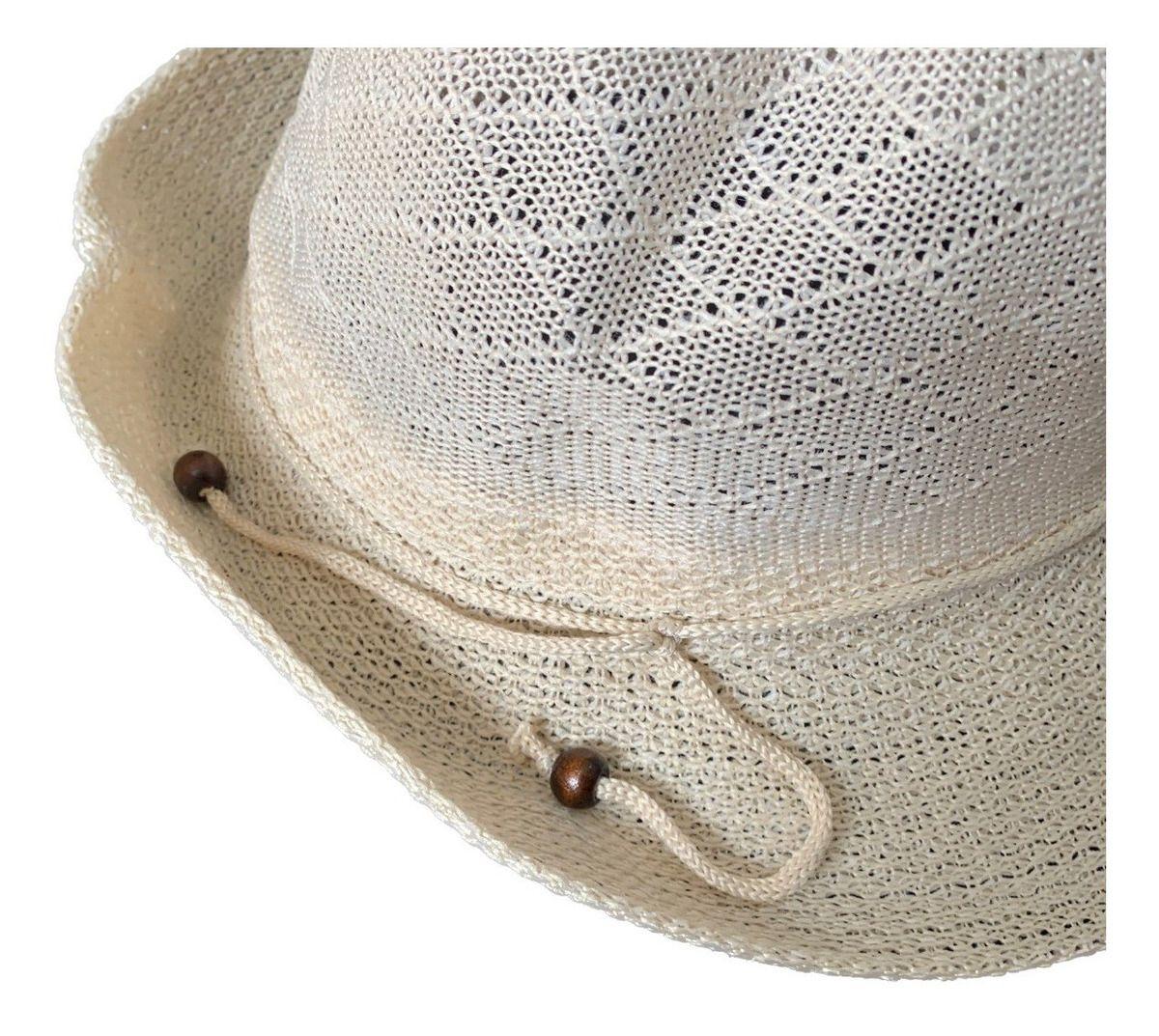 Chapeu De Praia Flexivel Chapéu Moda Panamá Praia Flexível