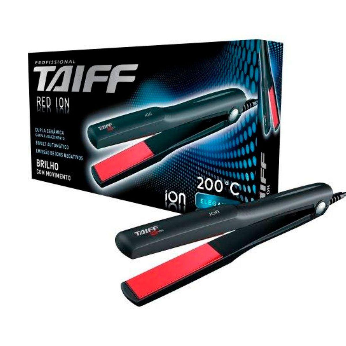 Chapinha de Cabelo Alisadora Taiff Red Ion Cerâmica Bivolt - Chapinha ...