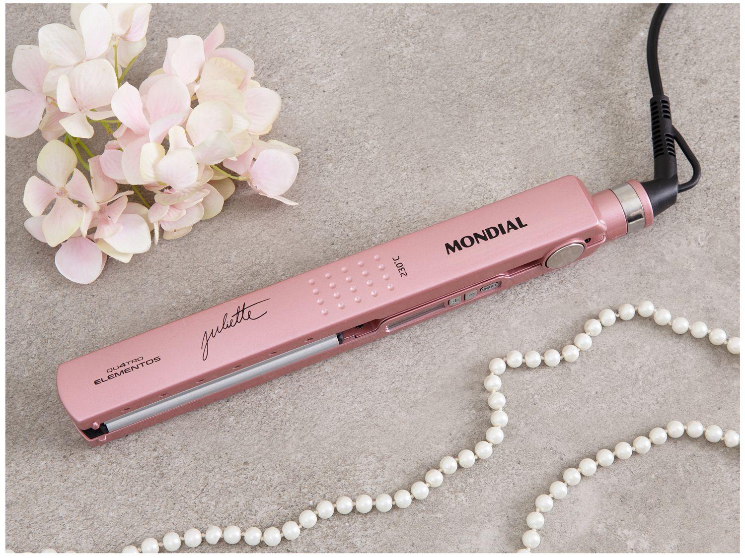 Chapinha/Prancha de Cabelo Mondial by Juliette P-JU-01 Cerâmica 230C