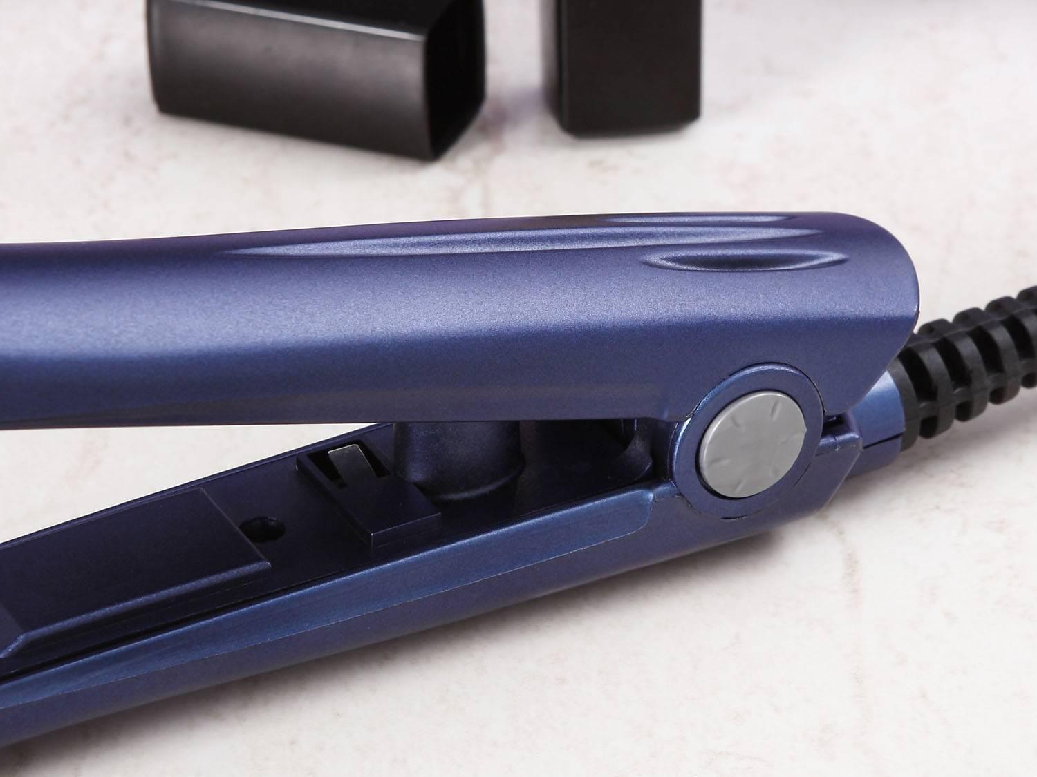 Chapinha/Prancha de Cabelo Taiff Elegance Blue Ion - Cerâmica com Íons ...