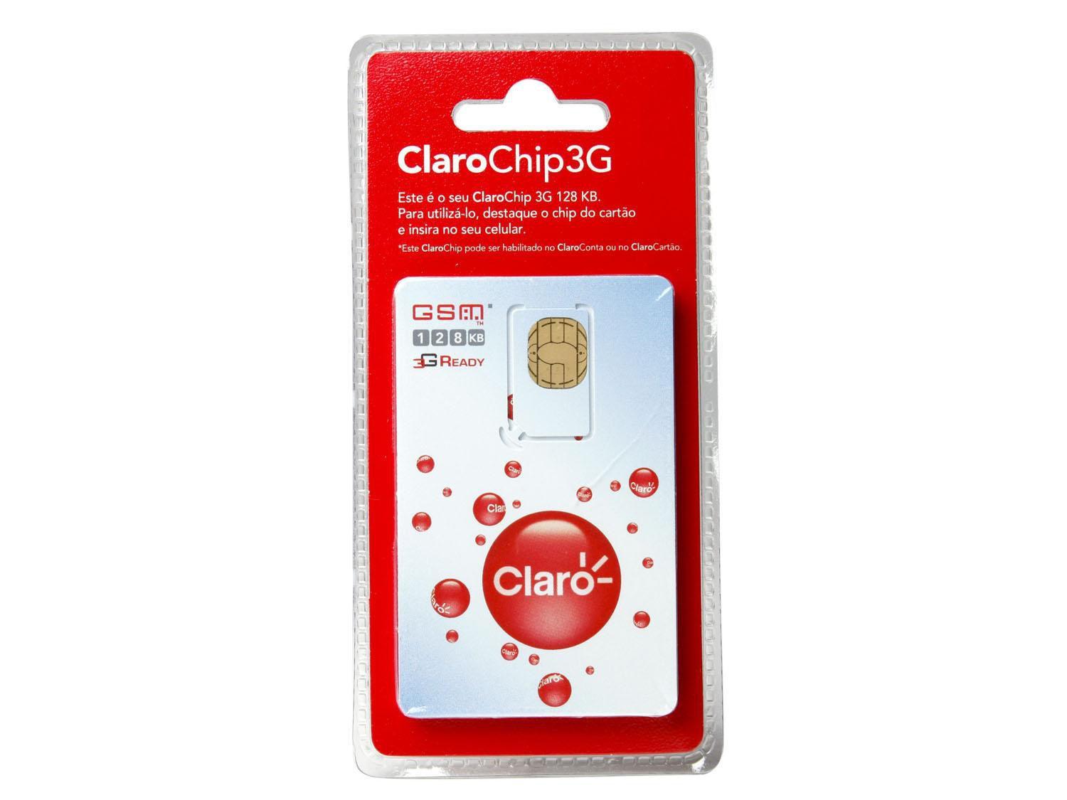 Chip Claro 3G Pré-Pago - DDD 17 SP - Chip de Celular - Magazine Luiza