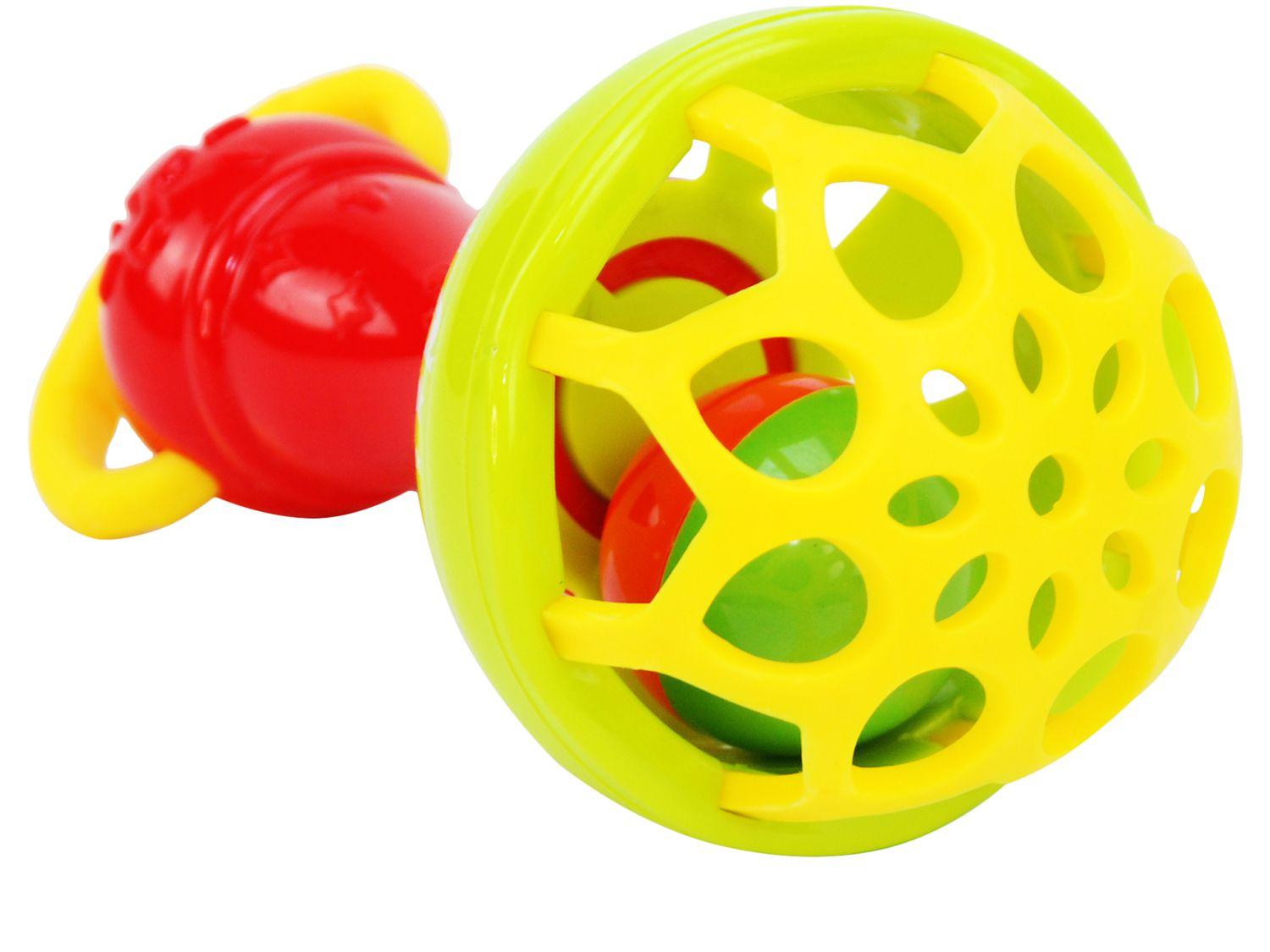 Chocalho para Bebê Yes Toys Pura Diversão - Maracas - Chocalho para ...