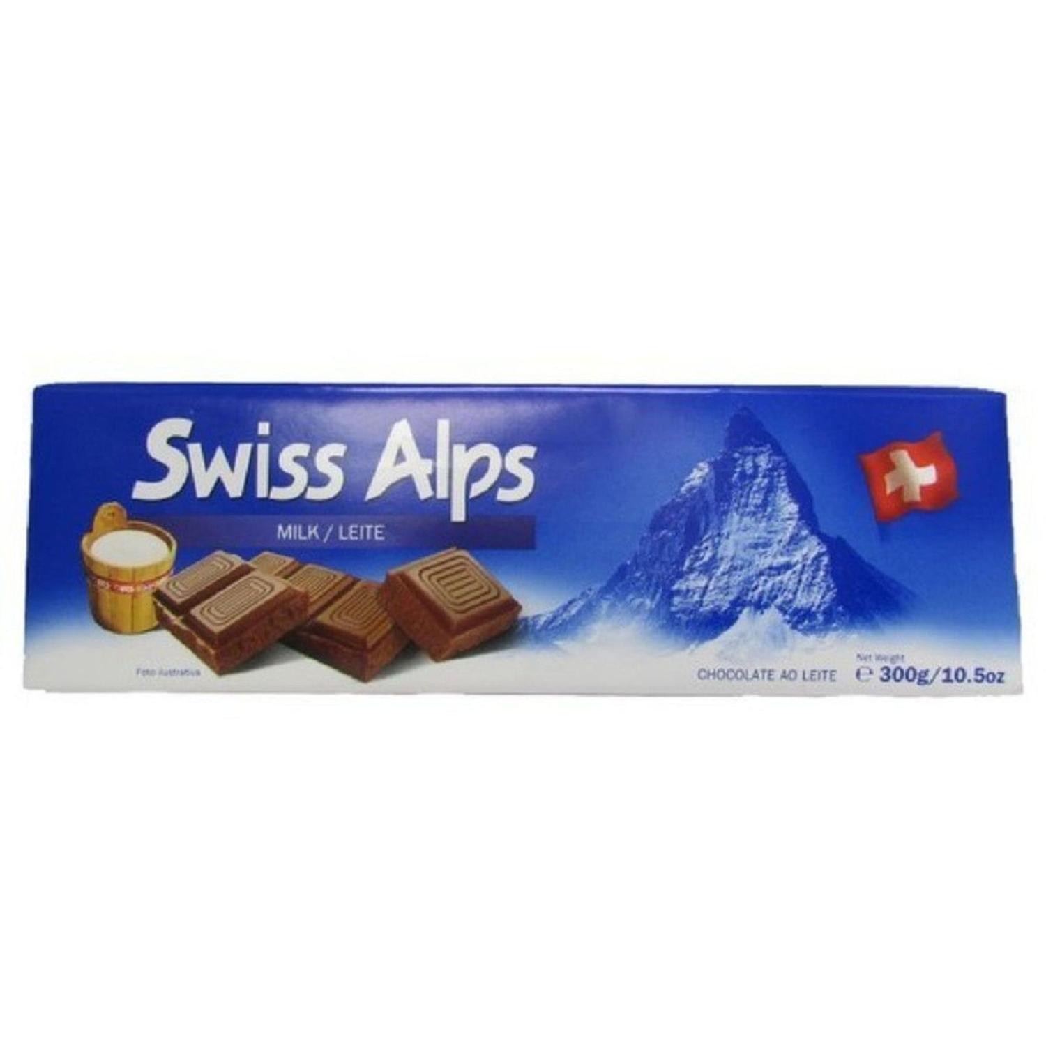Chocolate ao Leite Swiss Alps Tablete 300g - Chocolat Alprose ...