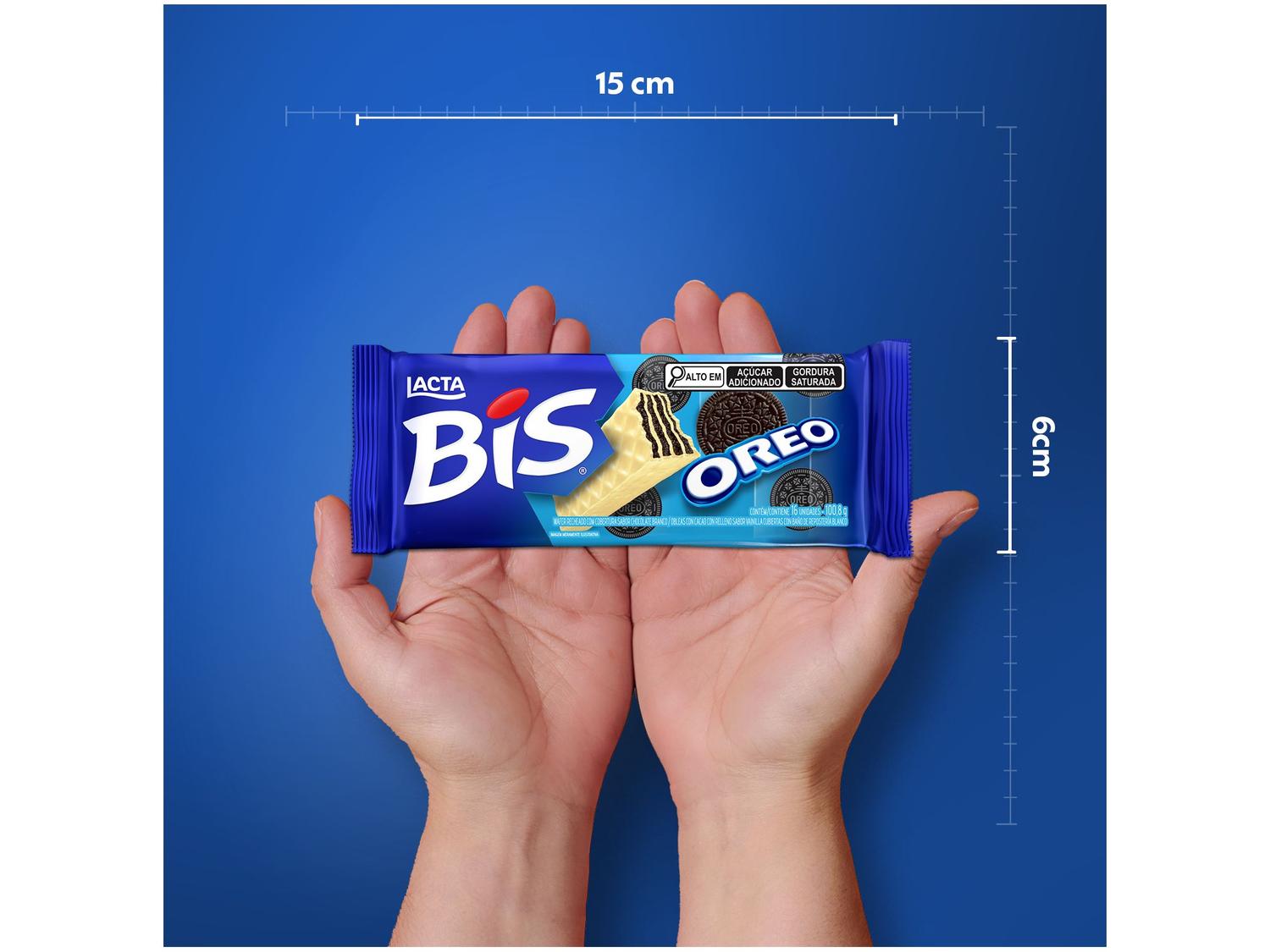 Chocolate Bis Oreo Branco 100,8g Lacta