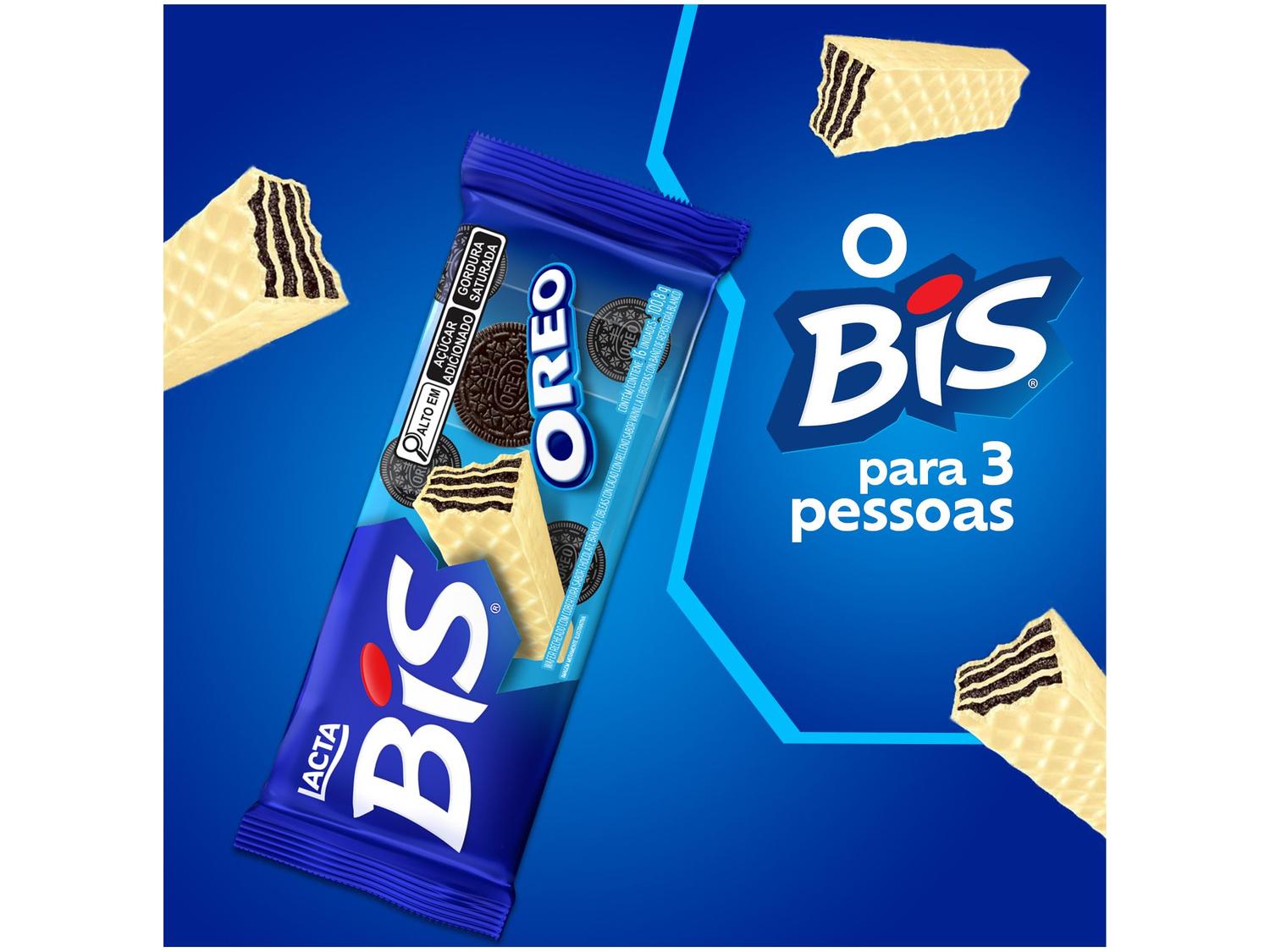 Chocolate Bis Oreo Branco 100,8g Lacta