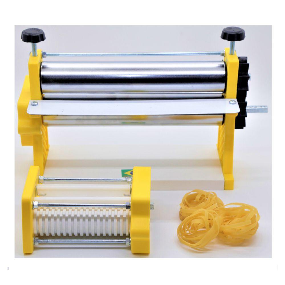 Cilindro Manual Pao Massa Doro 28cm E Cortador Talharim 13cm - Malta ...