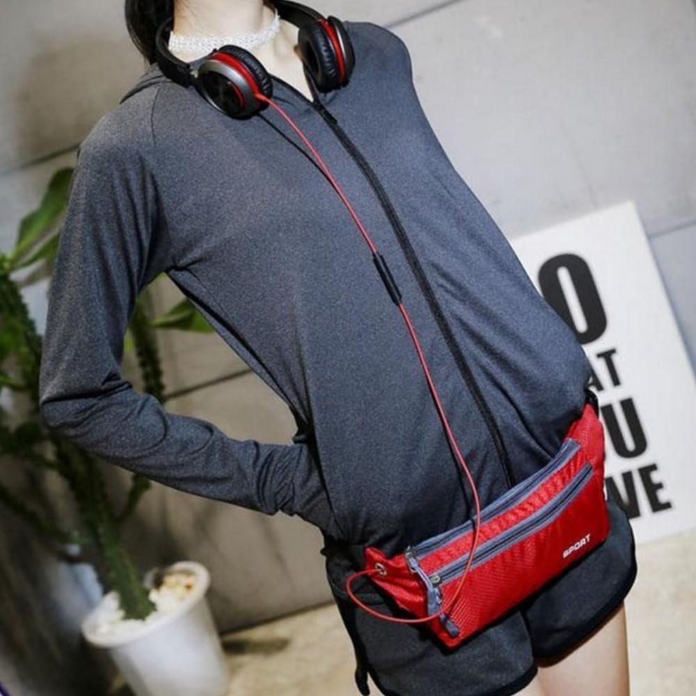 Cinto para corrida pochete de treino slim esportiva bolsa porta objetos dinheiro cartao bike ...