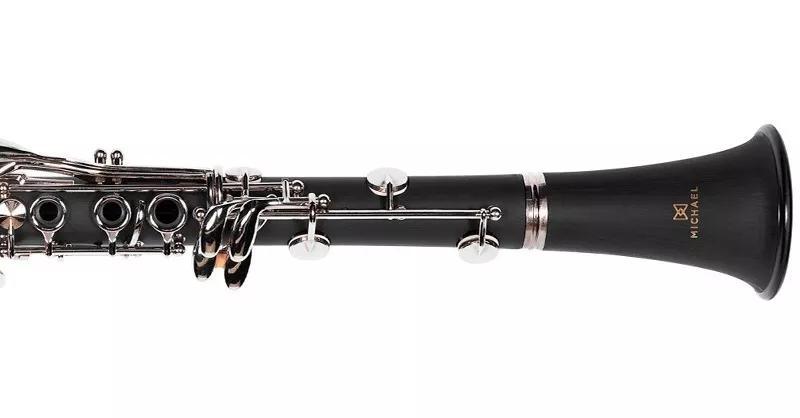Clarinete Soprano Bb Niquelado Si Bemol Michael Com Case - Clarinete ...