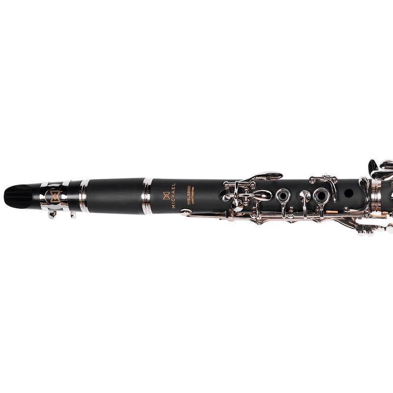 Clarinete Soprano Bb Niquelado Si Bemol Michael Com Case - Clarinete ...