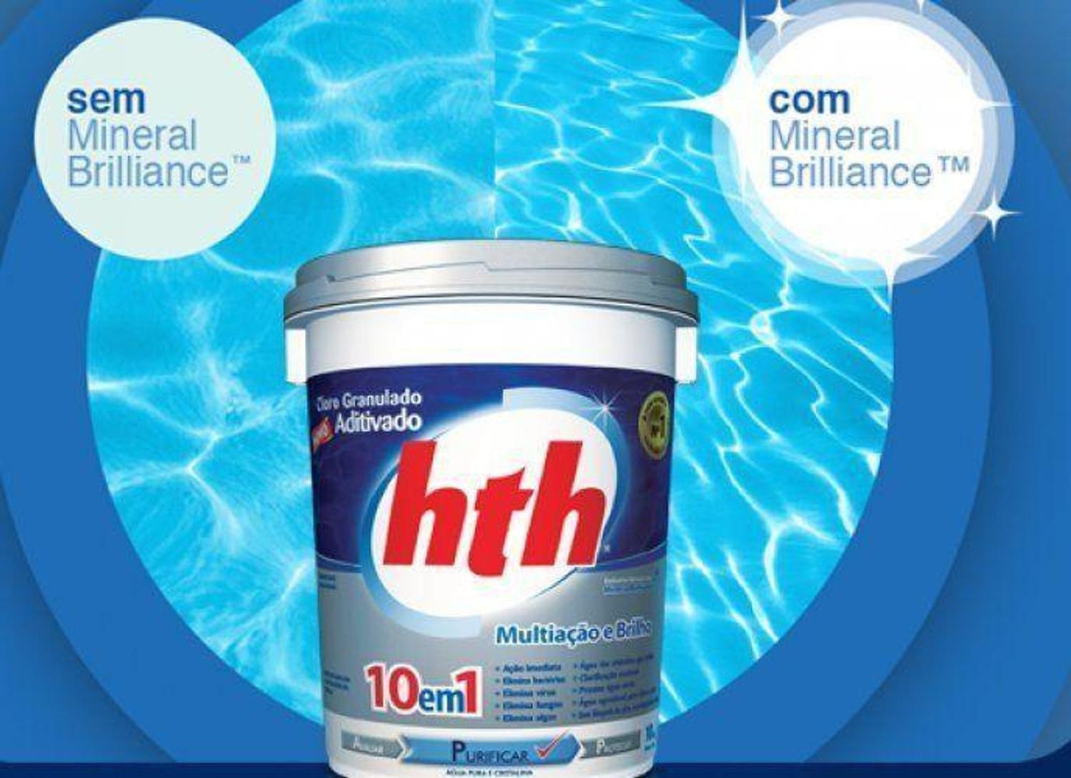 Cloro granulado - 10 em 1 - HTH - 10kg - Cloro para Piscina - Magazine ...