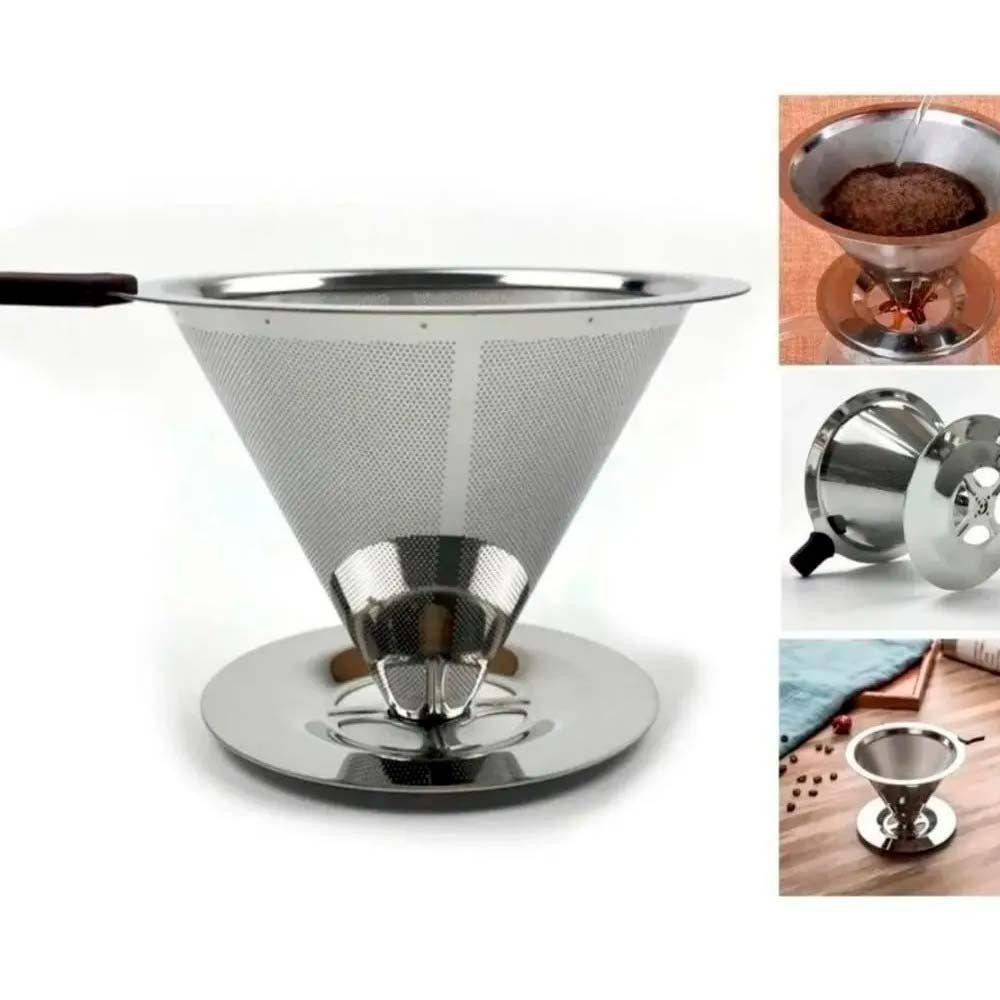 Coador Ecológico para Café em Aço Inox Reutilizável n 102 - Uny Home ...