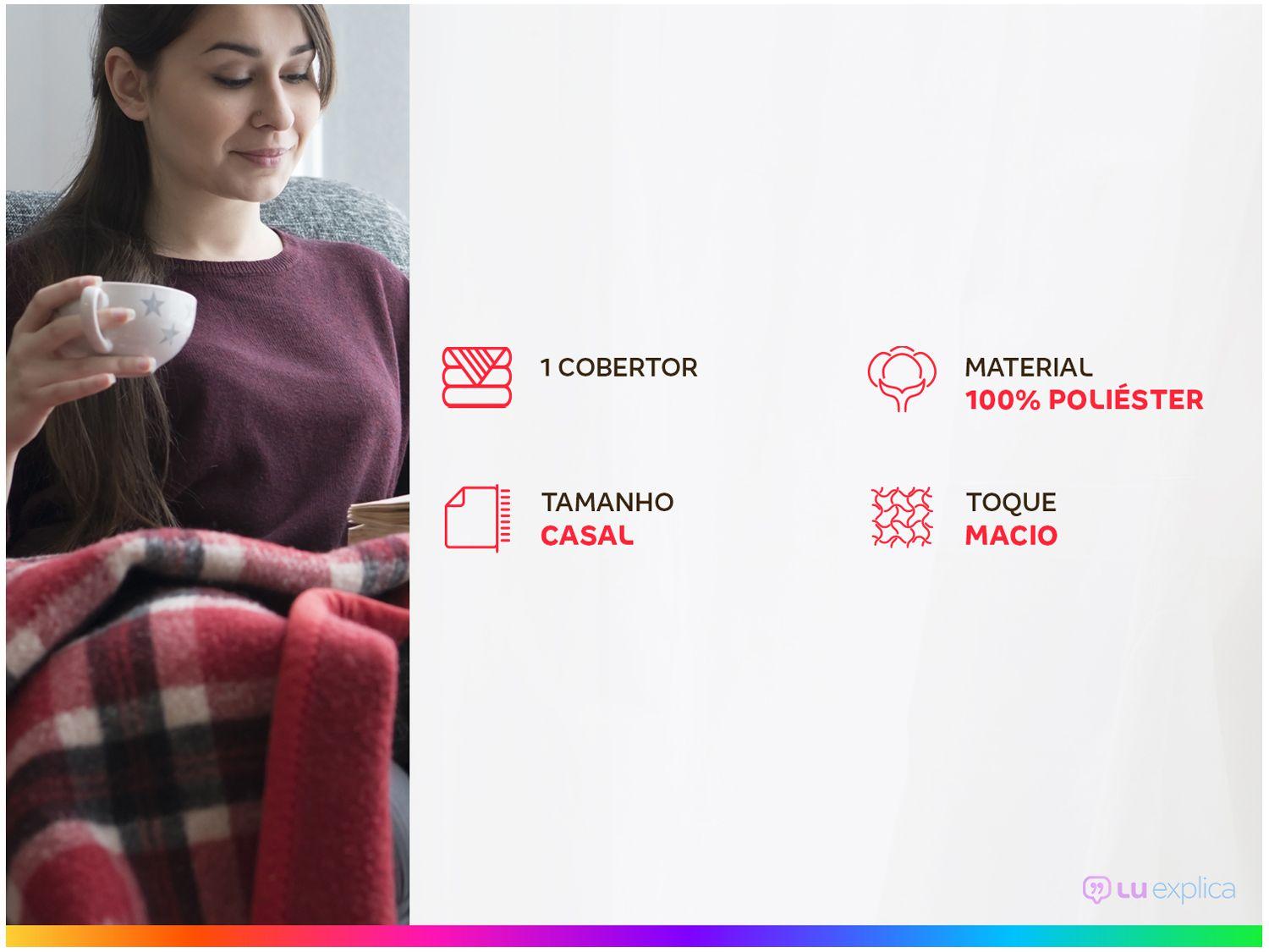 Cobertor Casal Jolitex Microfibra Kyor Plus