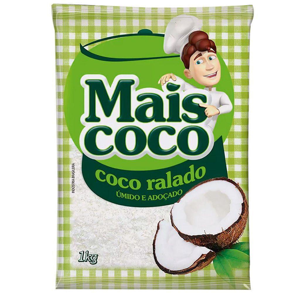 Coco Ralado Úmido e Adoçado Mais Coco 1kg - Sococo - Alimentos ...