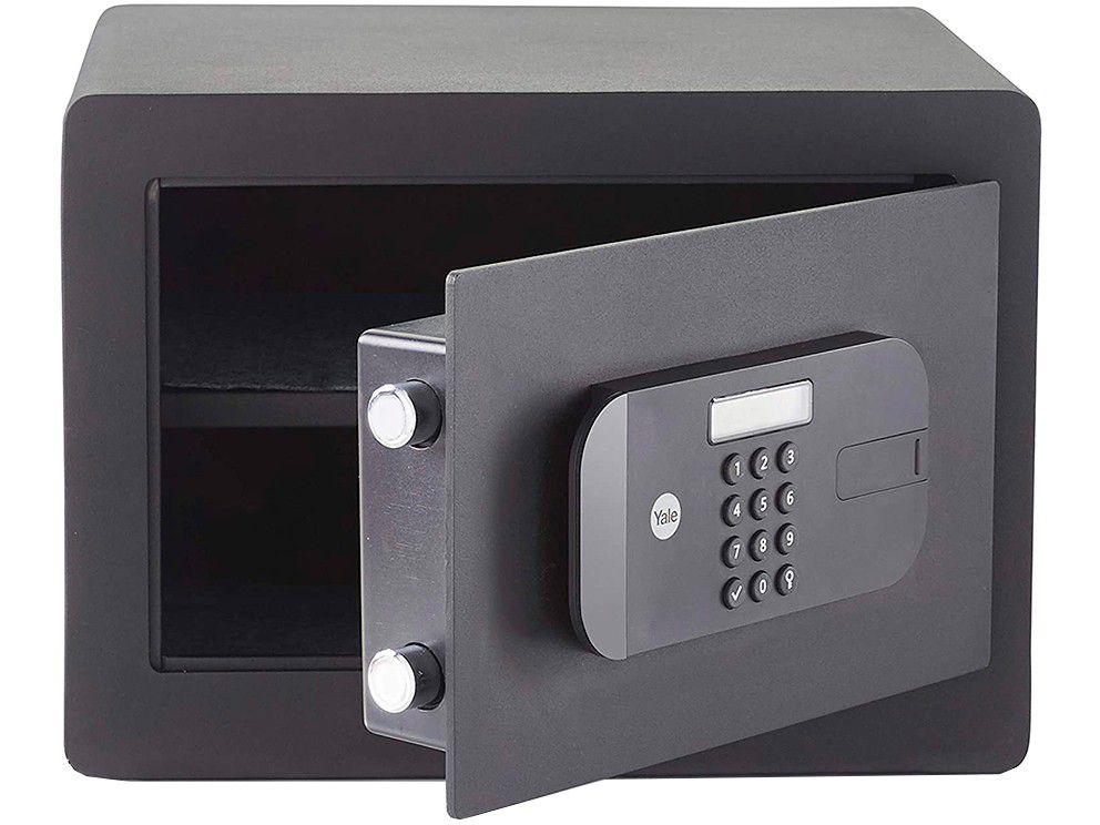 Cofre Digital de Parede e Sobrepor - com Senha e Chave Yale Certificado ...