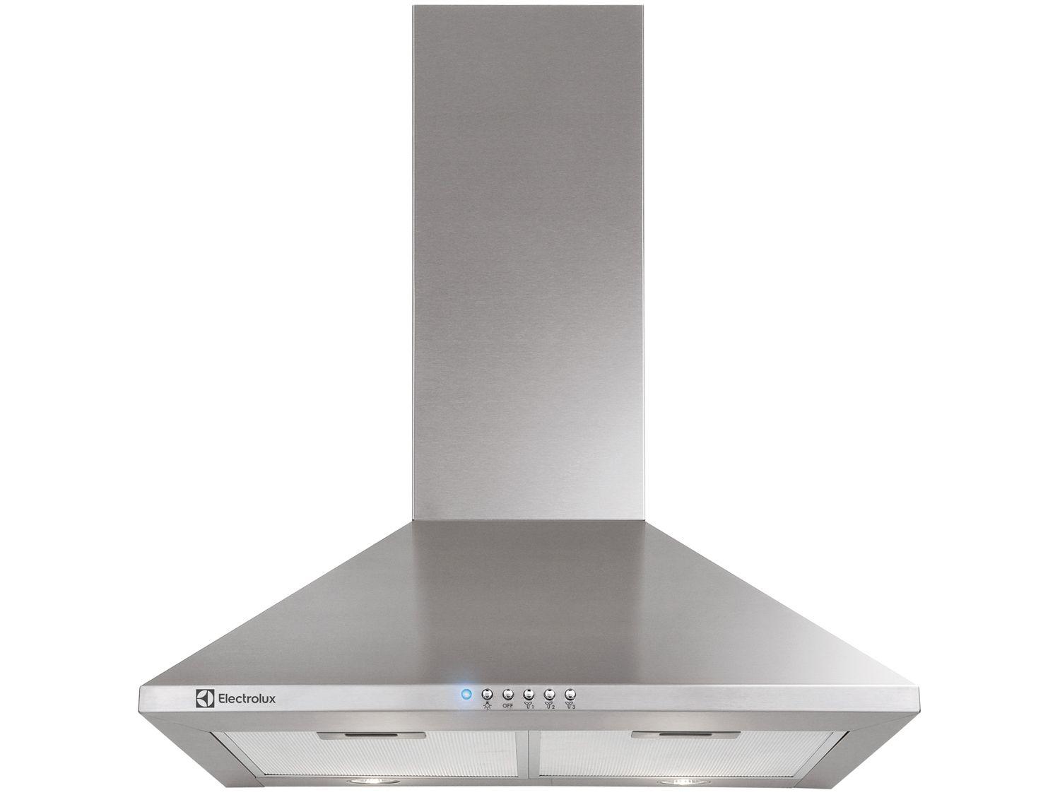 Coifa de Parede Electrolux 60cm 4 Bocas Inox 3 Velocidades 60CXS