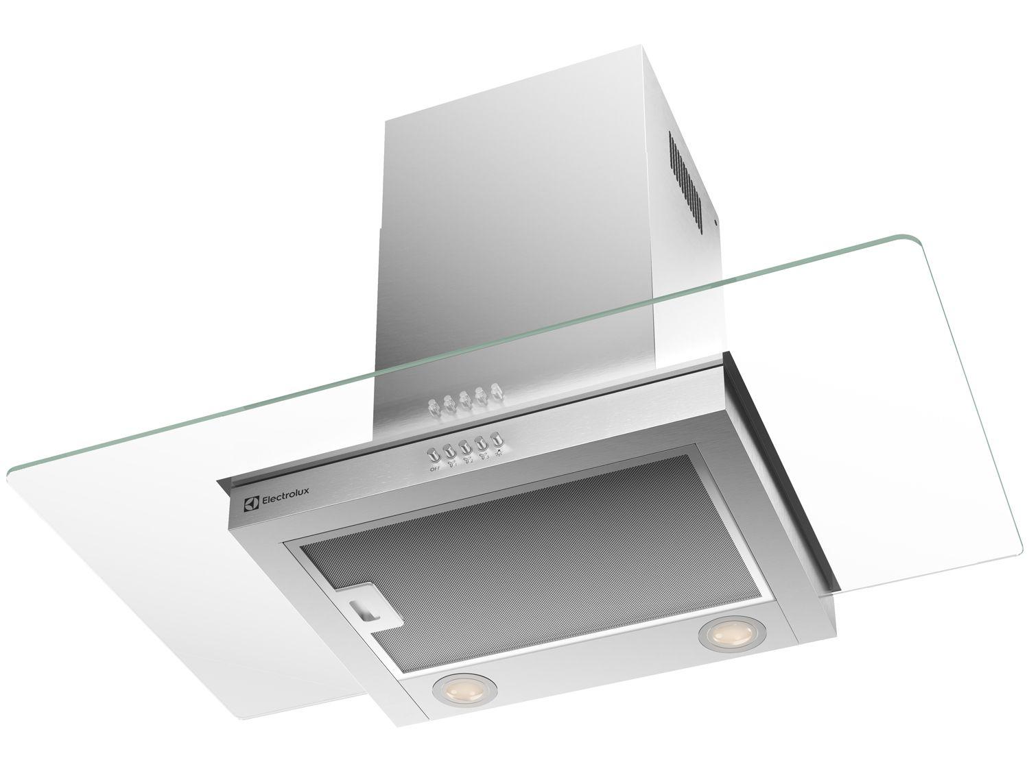 Coifa de Parede Electrolux 90cm 5 Bocas Vidro